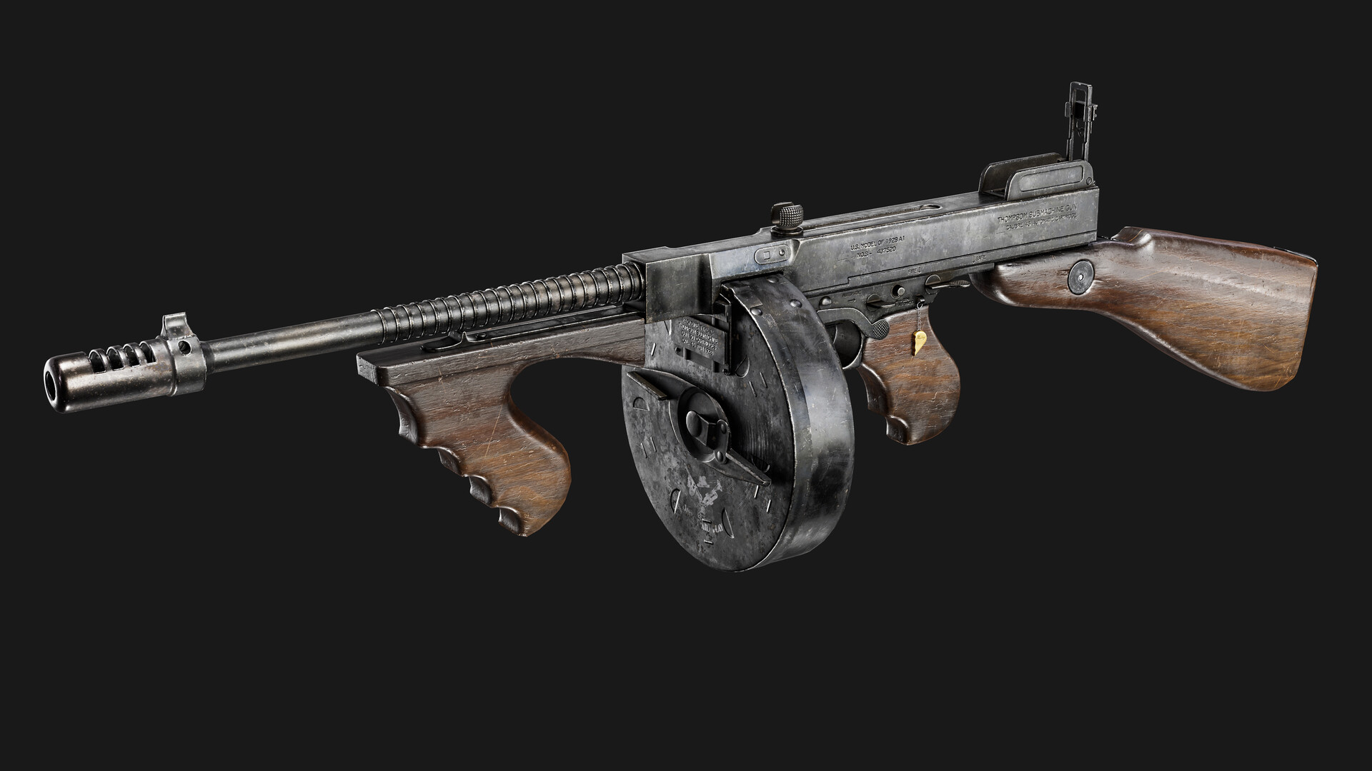 ArtStation - Thompson 1928 (retextured)