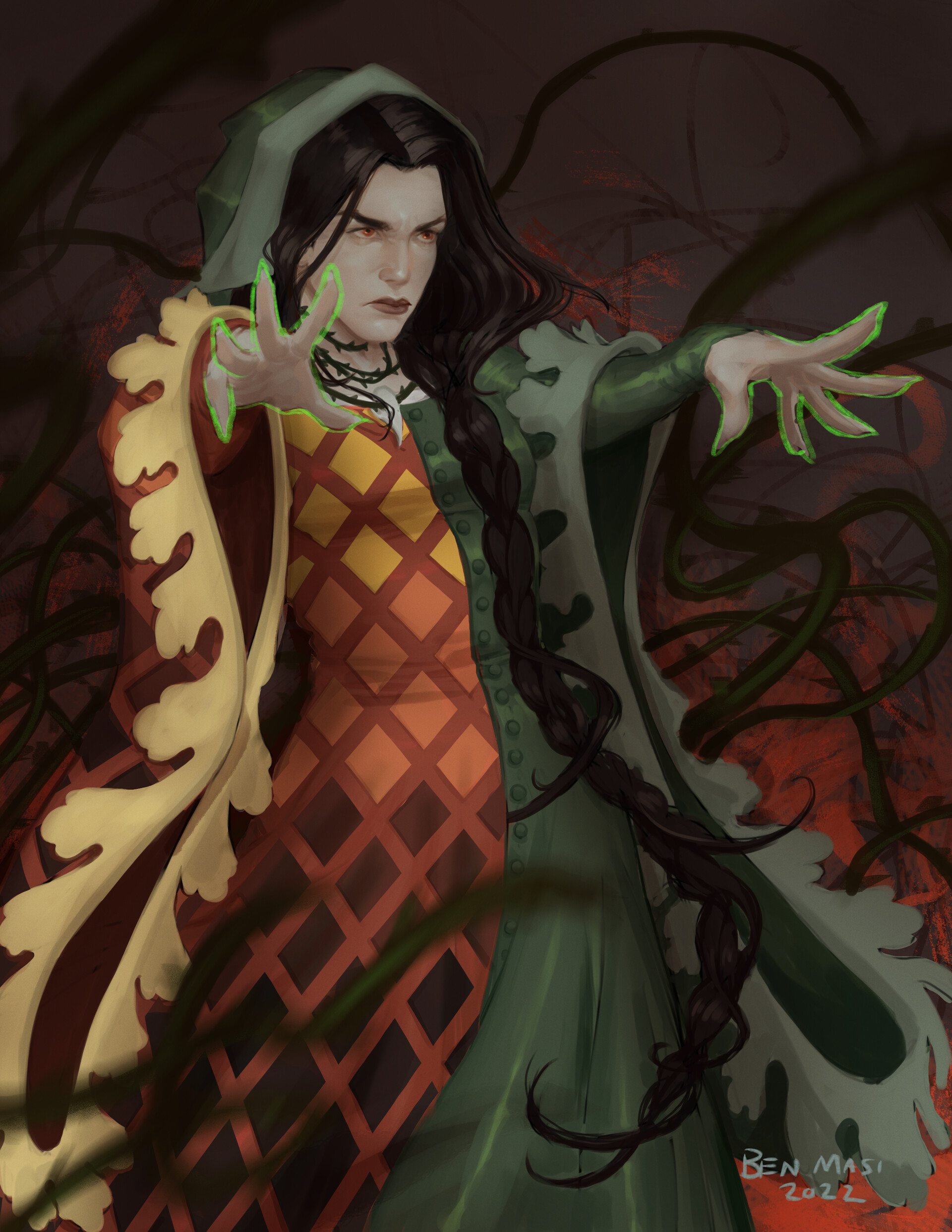 Thorn Mage by Ben Masi : r/ReasonableFantasy