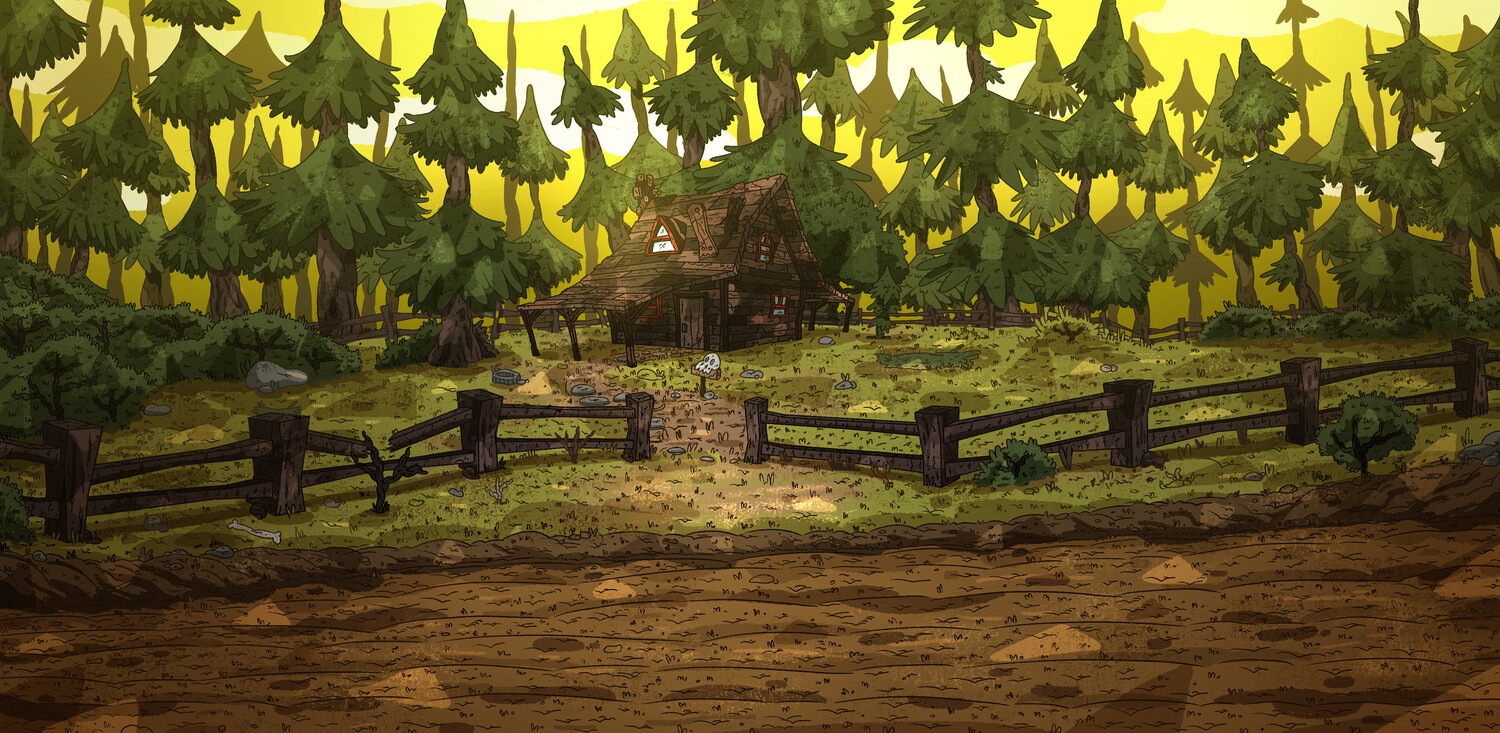 ArtStation - George's Dead World - BG Design