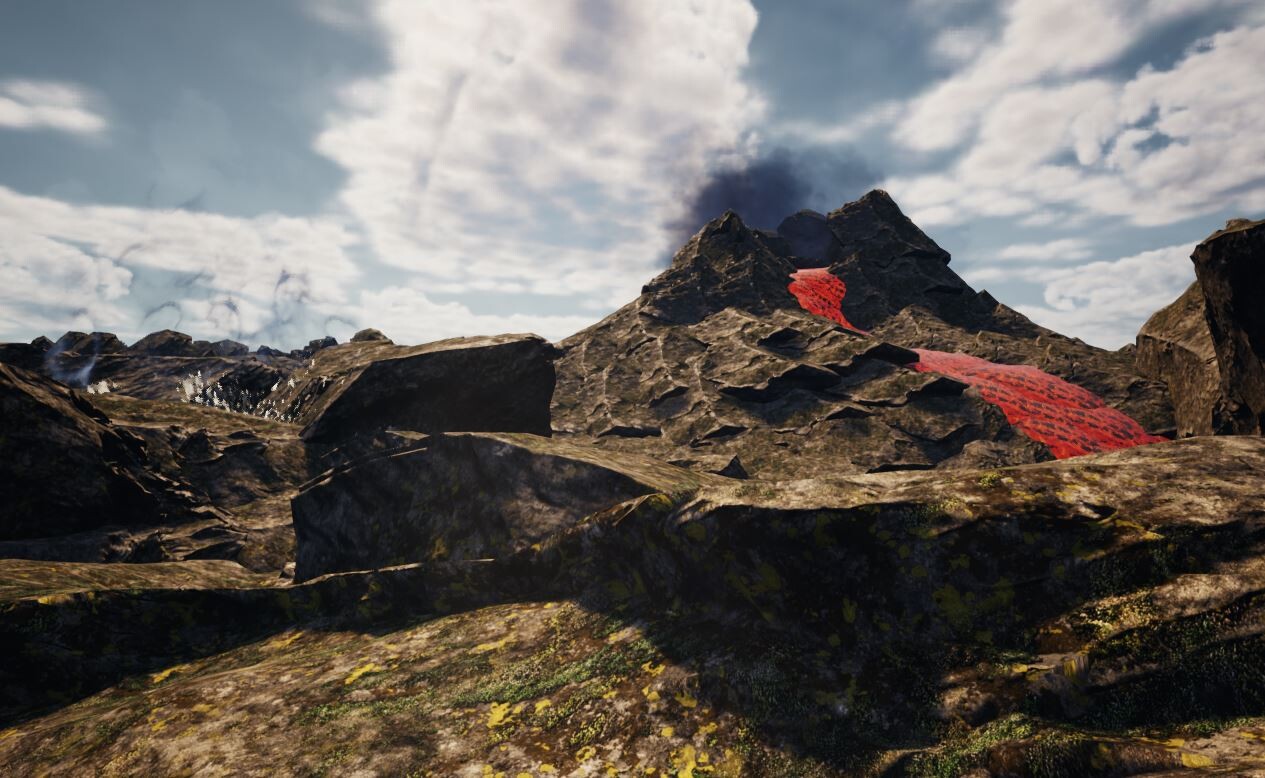 ArtStation - Volcanic Island