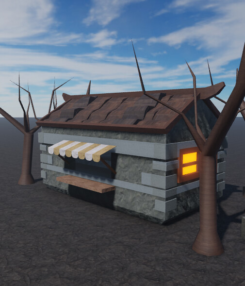 ArtStation - Merchant Building I made in Blender!