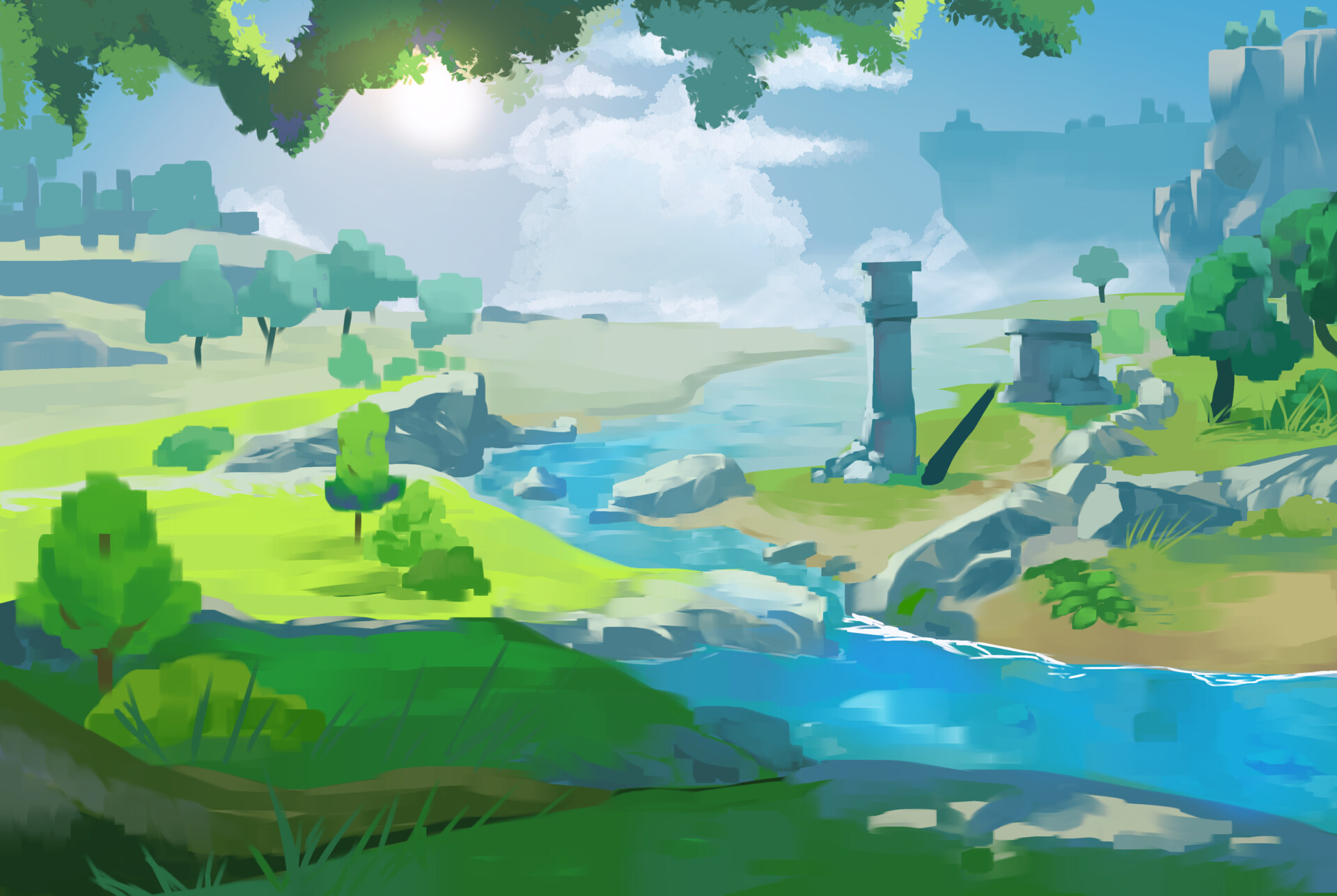ArtStation - Background Practice