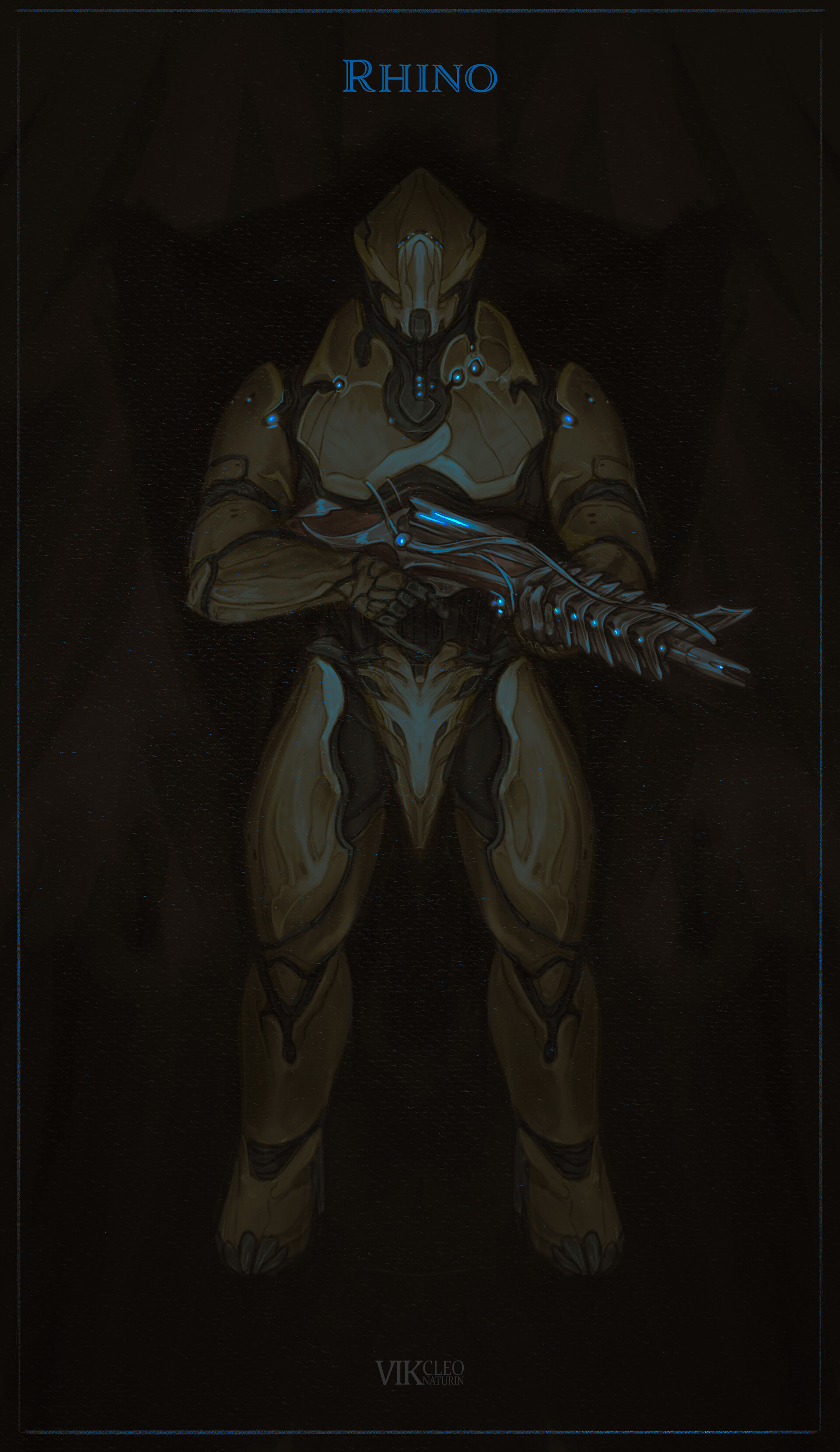Warframe Rhino Fan Art