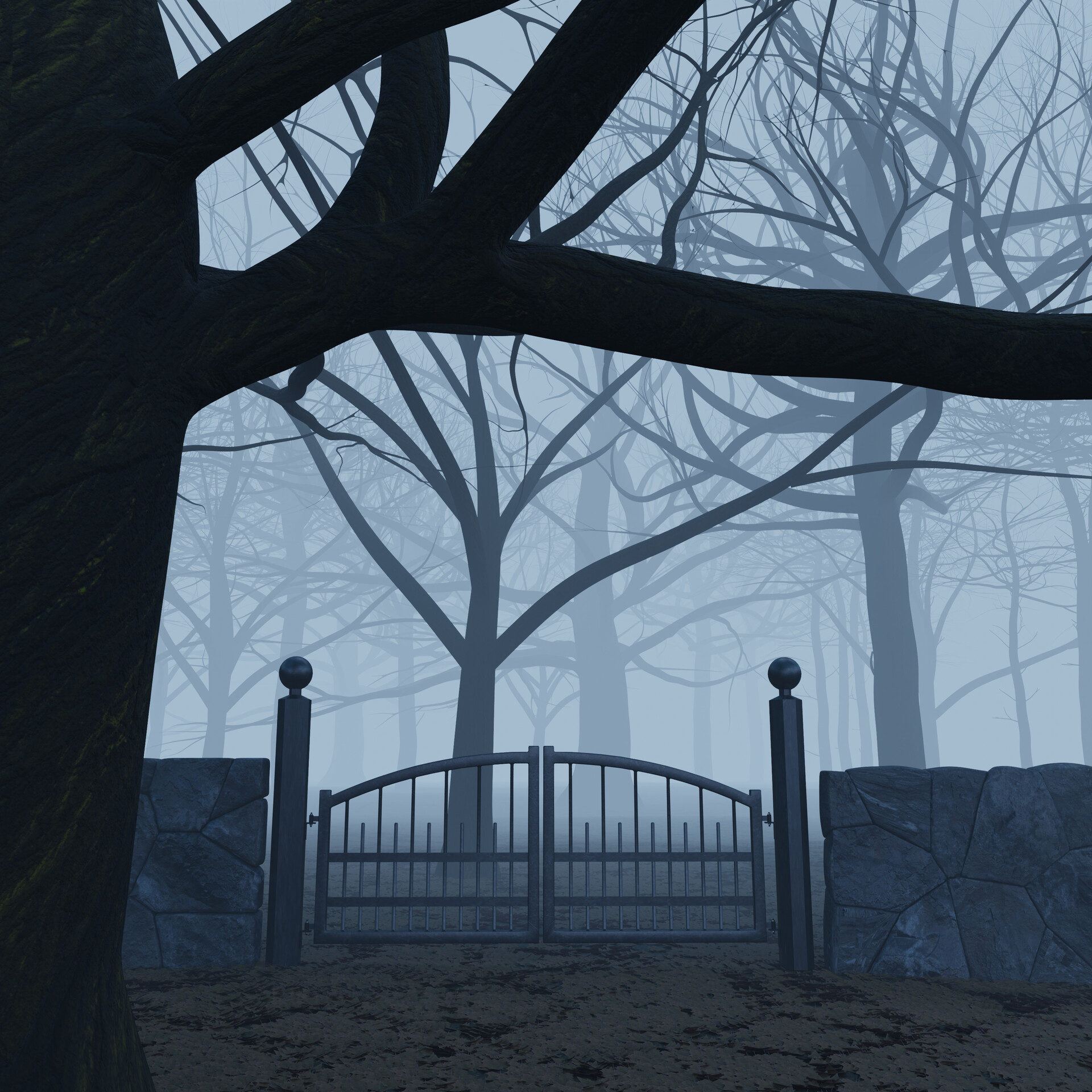 ArtStation - Mist Forest