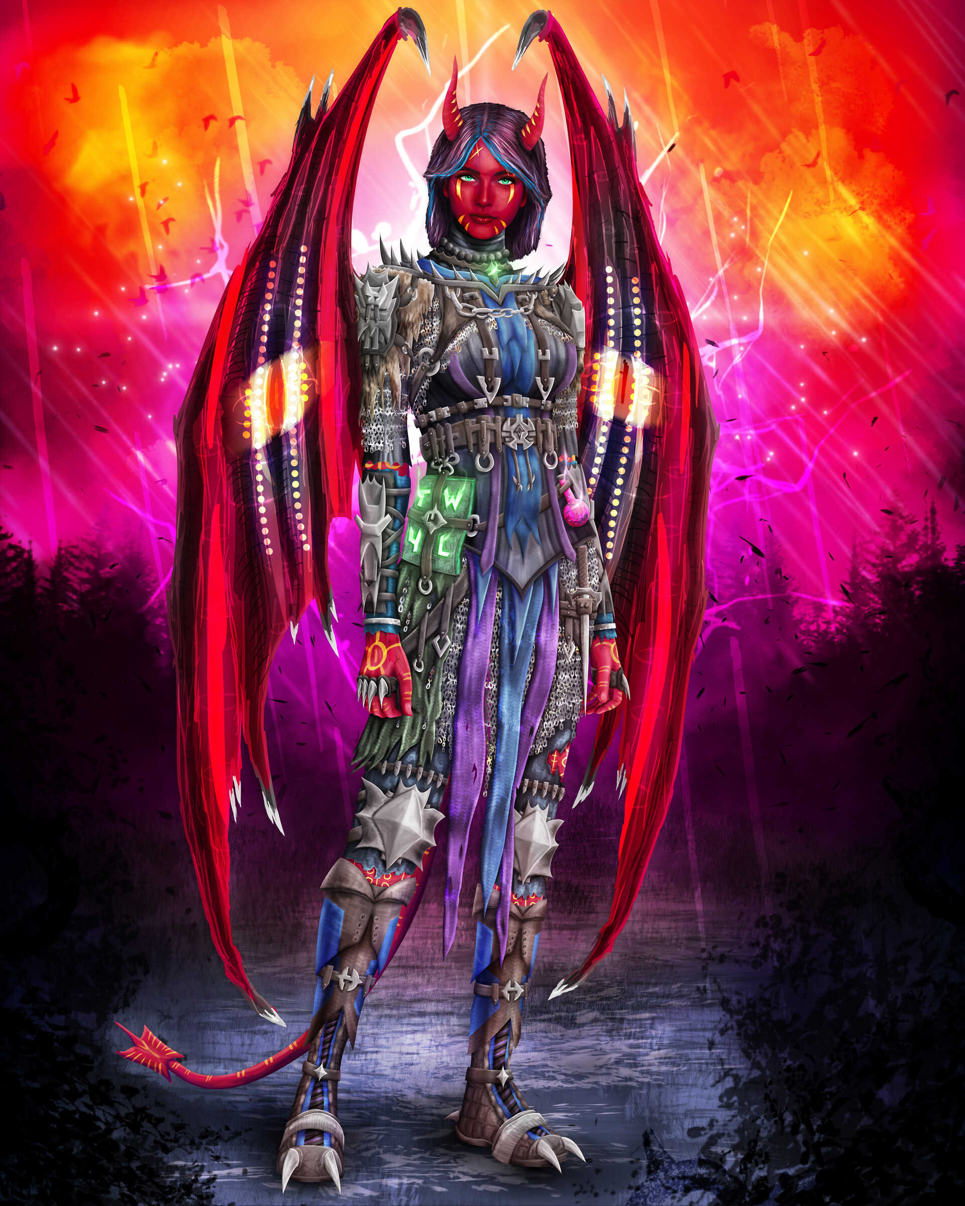 wige - ALIZA DAUGHTER OF BLAZE | ENTIRE DESIGN PROCESS