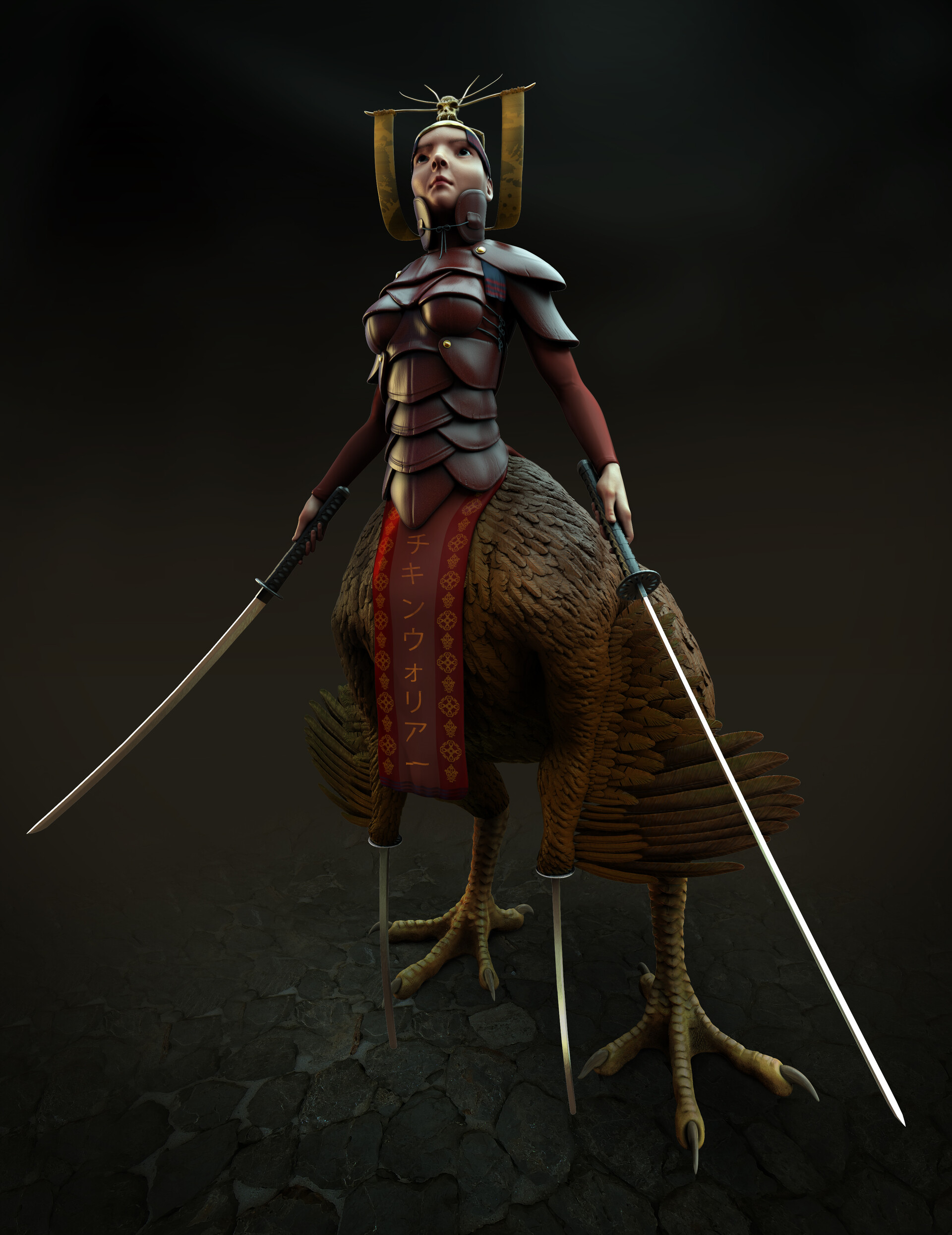ArtStation - Gallus Gallus warrior