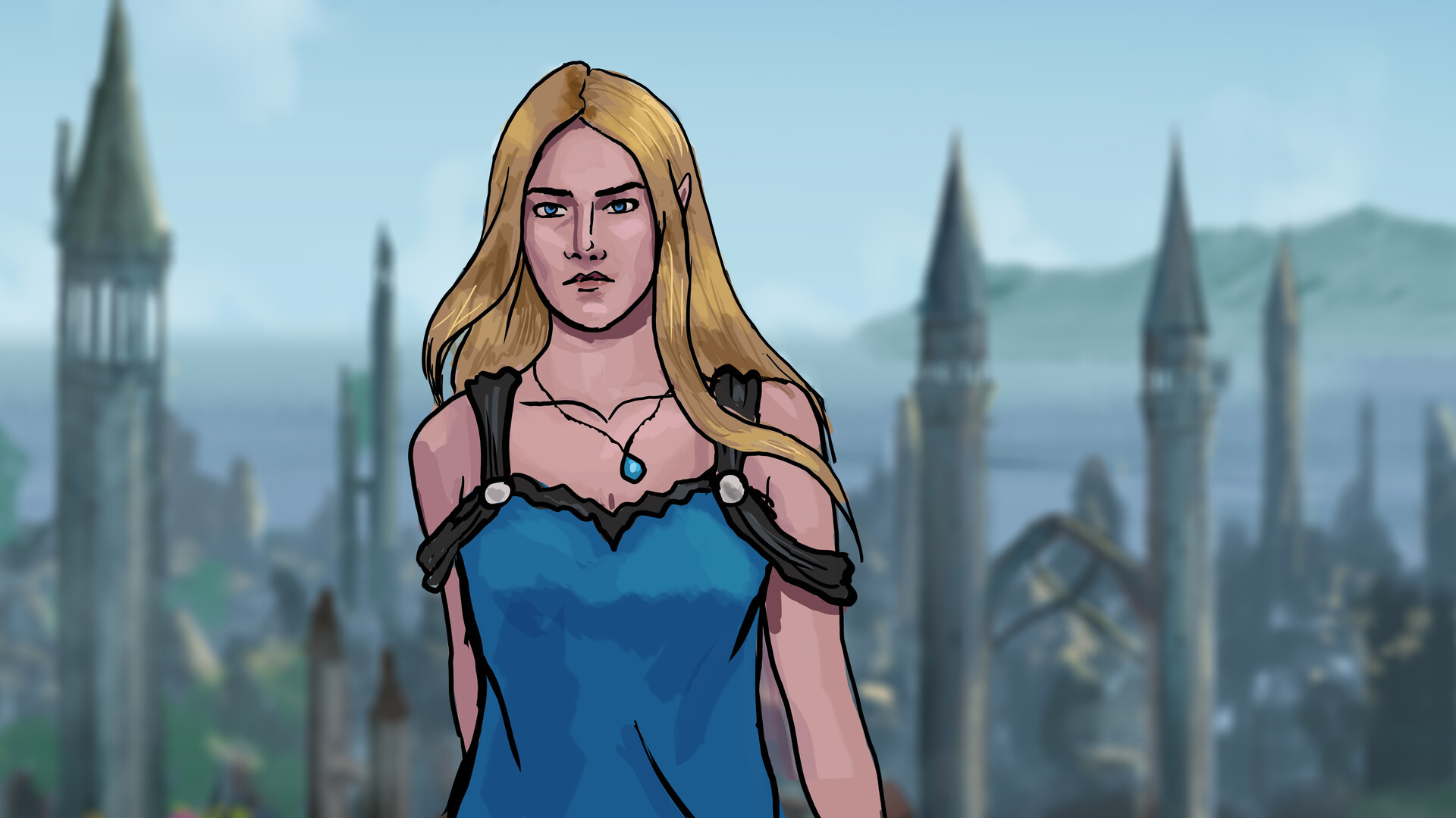 ArtStation - Wanderer appears (short animation practice)