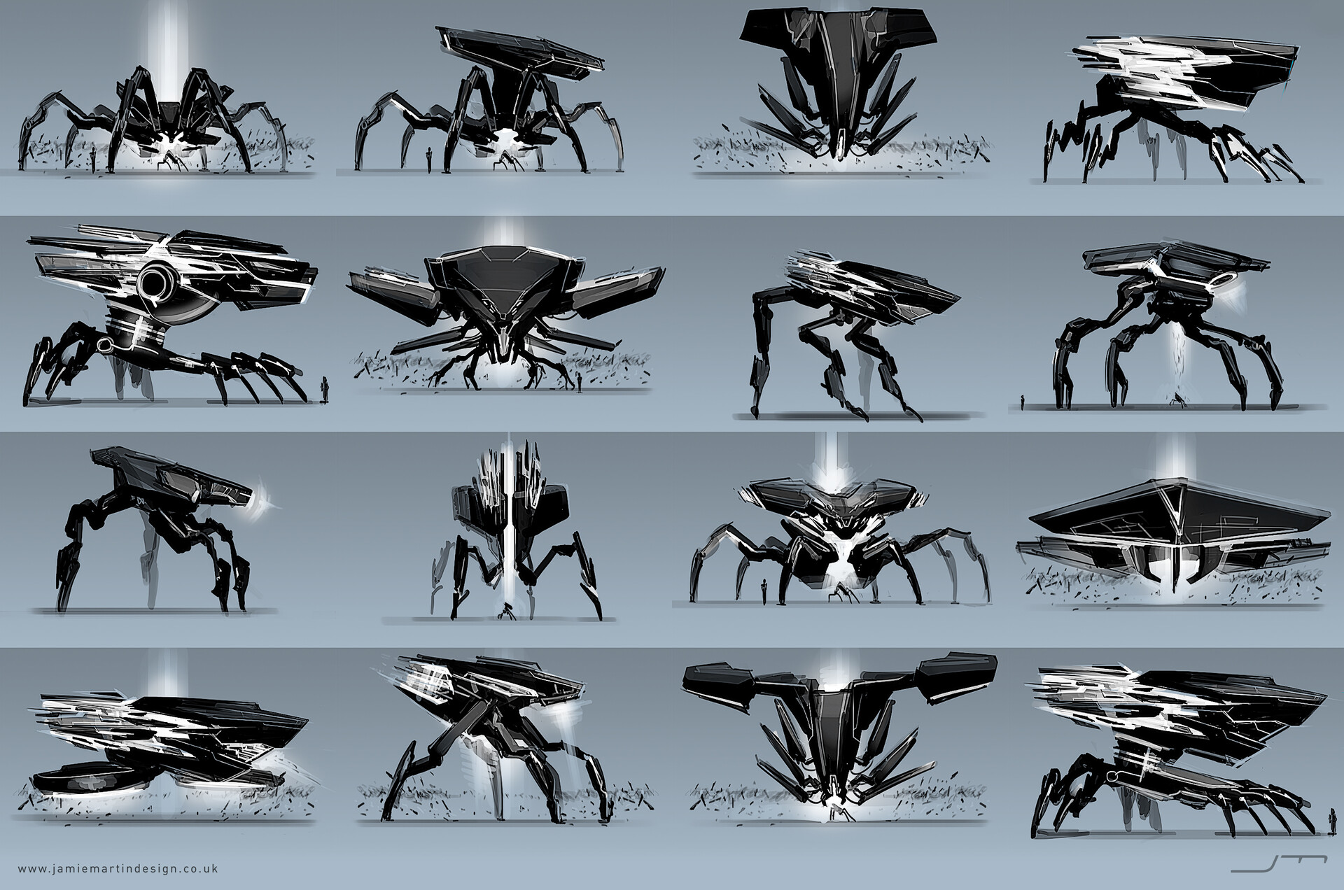 Jamie Martin - Virus Enemy, character concept art