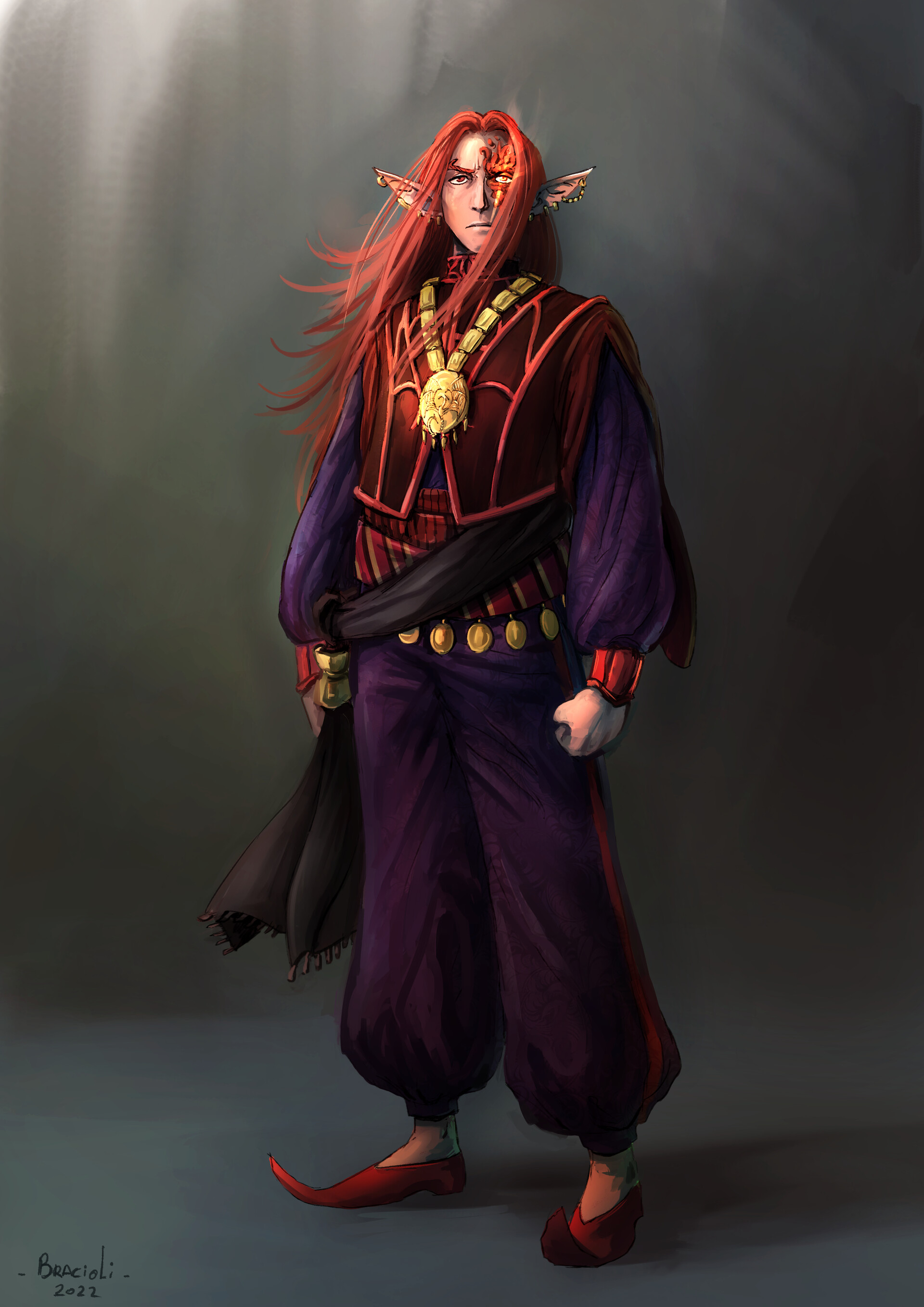 ArtStation - Sorcerer - Tabletop RPG Character