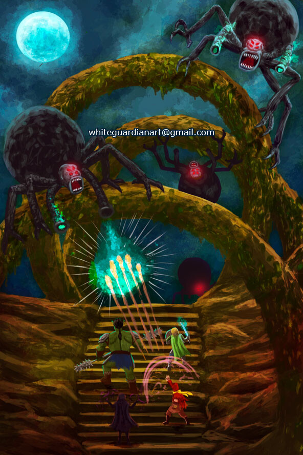 ArtStation - Entering the Spider Rings