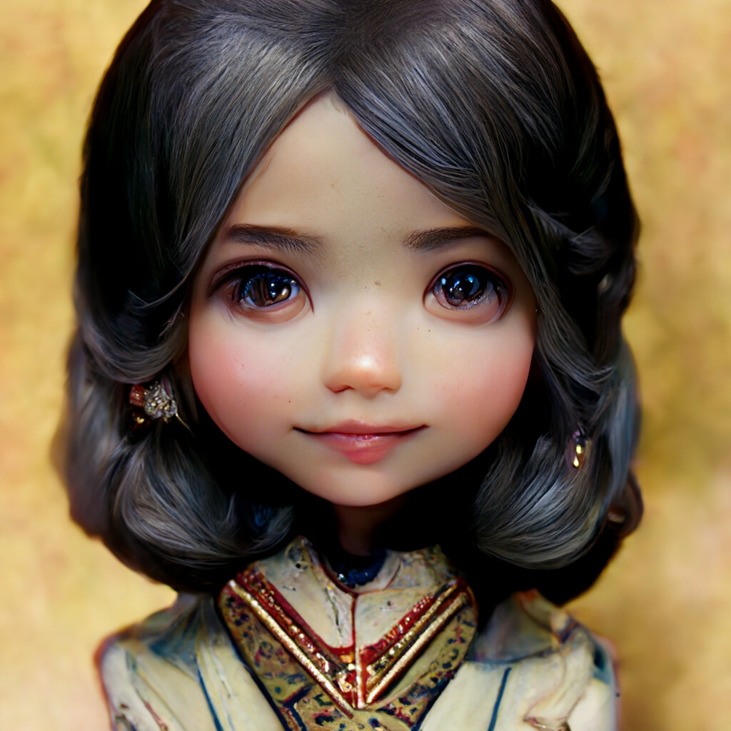 ArtStation - chibi big eyes dolls 2