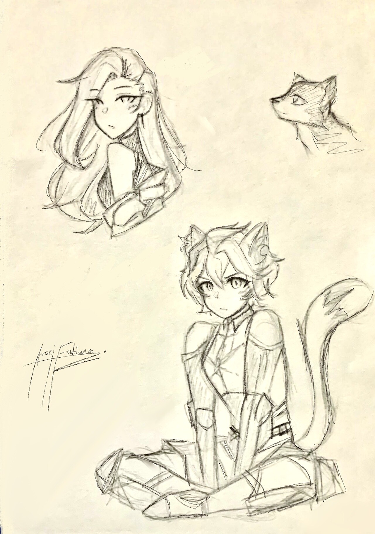 ArtStation - Oc sketchs