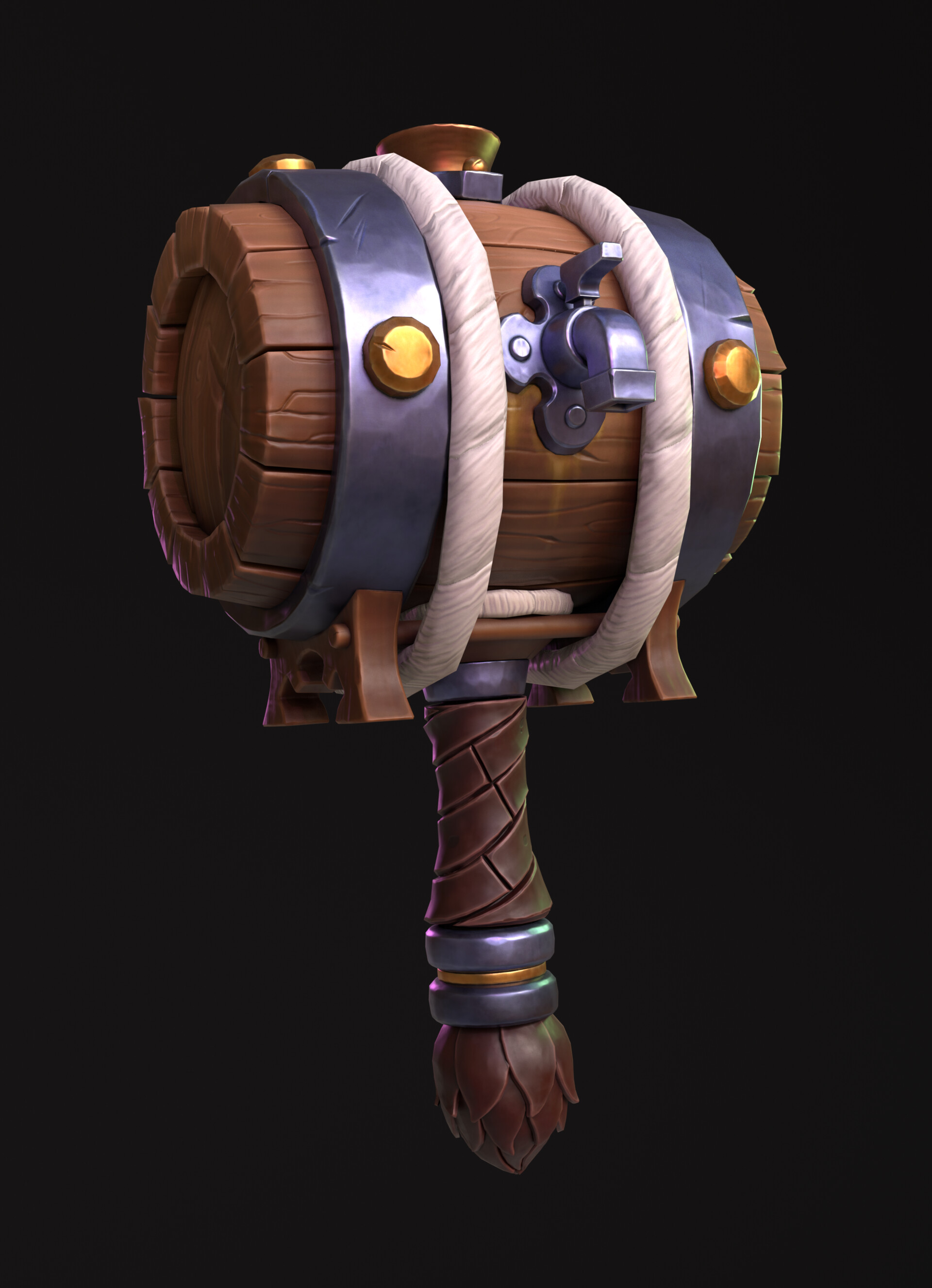 ArtStation - Stylized hammer