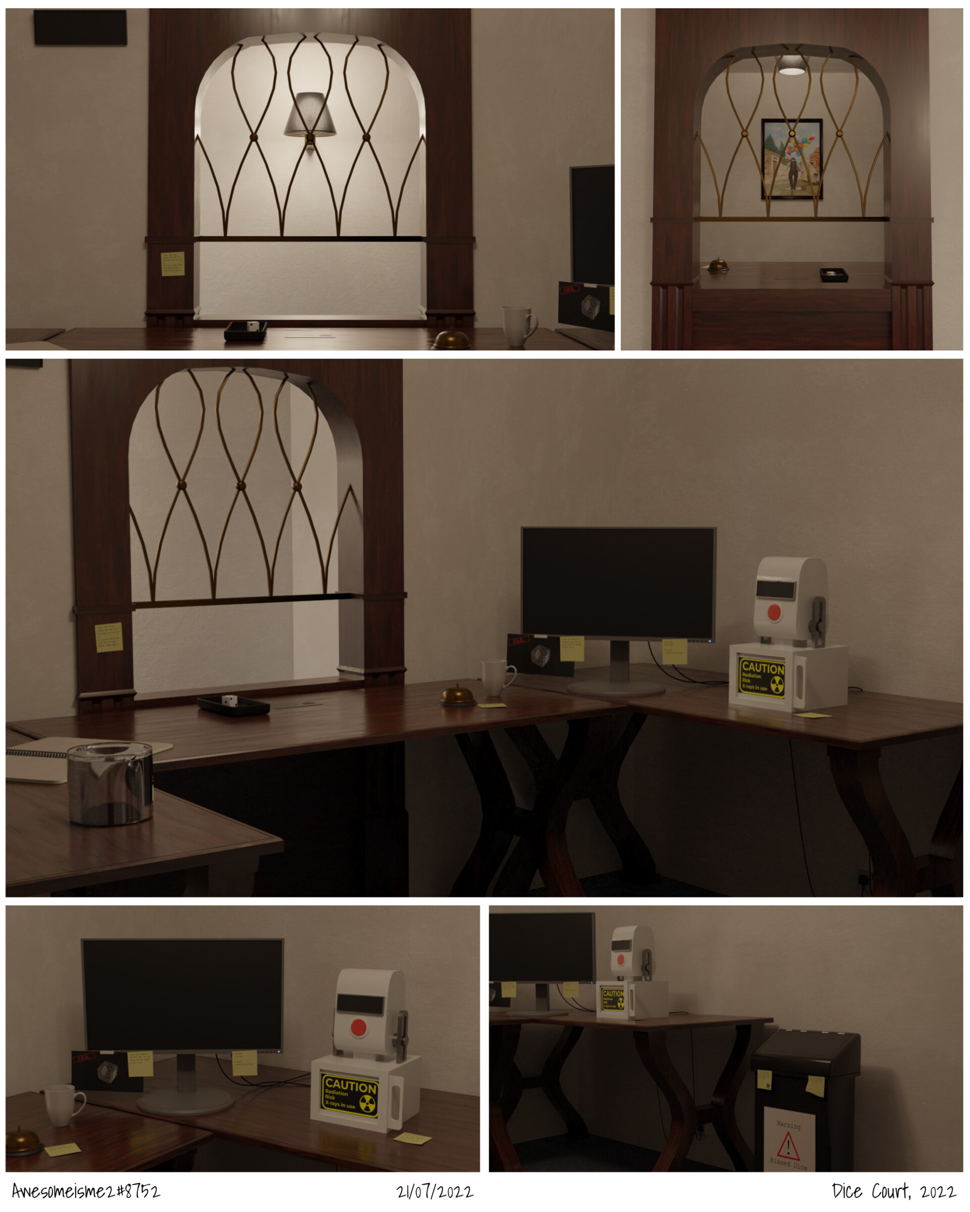 ArtStation - Dice Court Interior