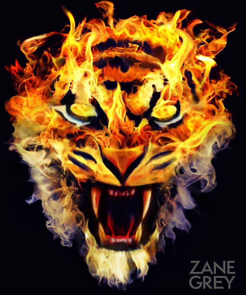 ArtStation - Tiger Burning Bright