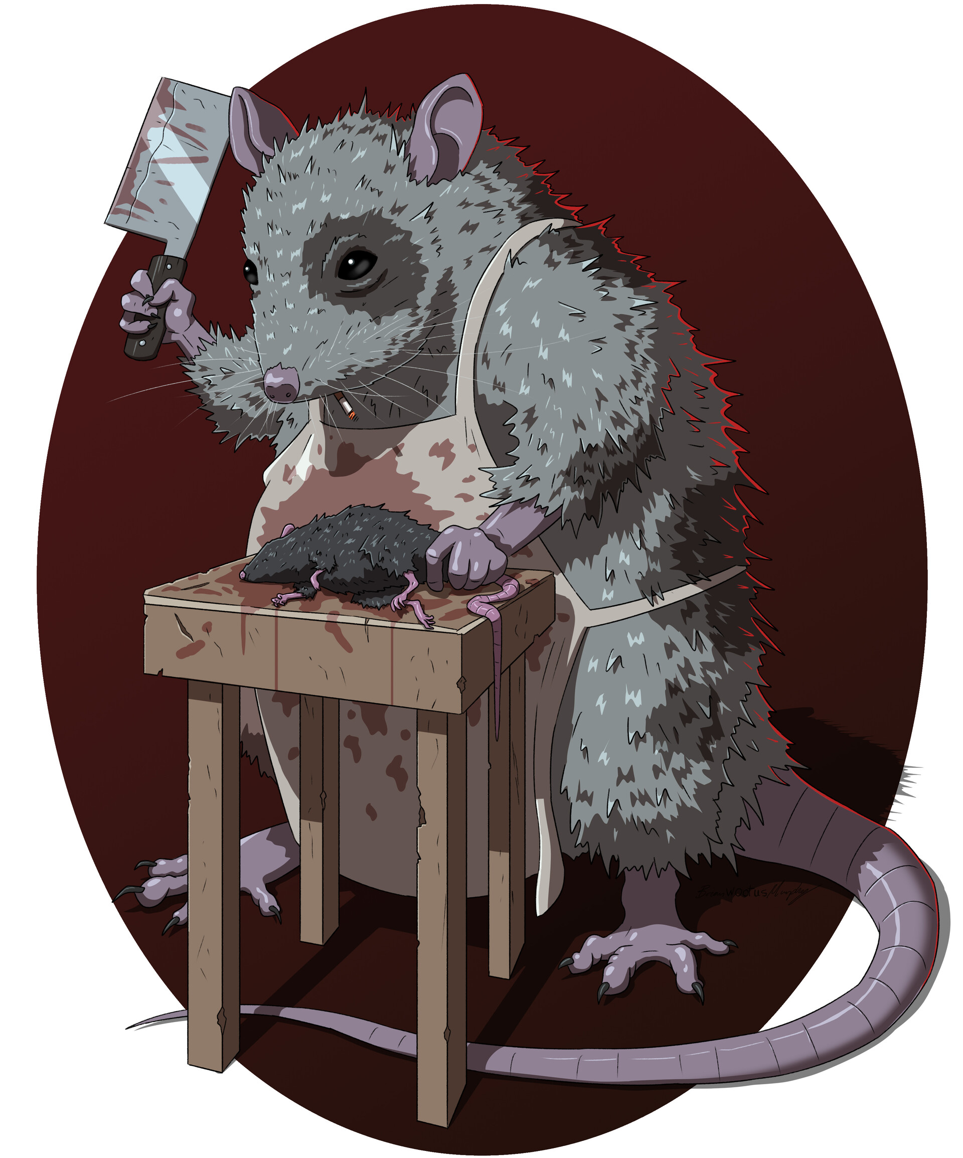 Rats Illustrations by Brian J Murphy – Babylon Burning Media Center