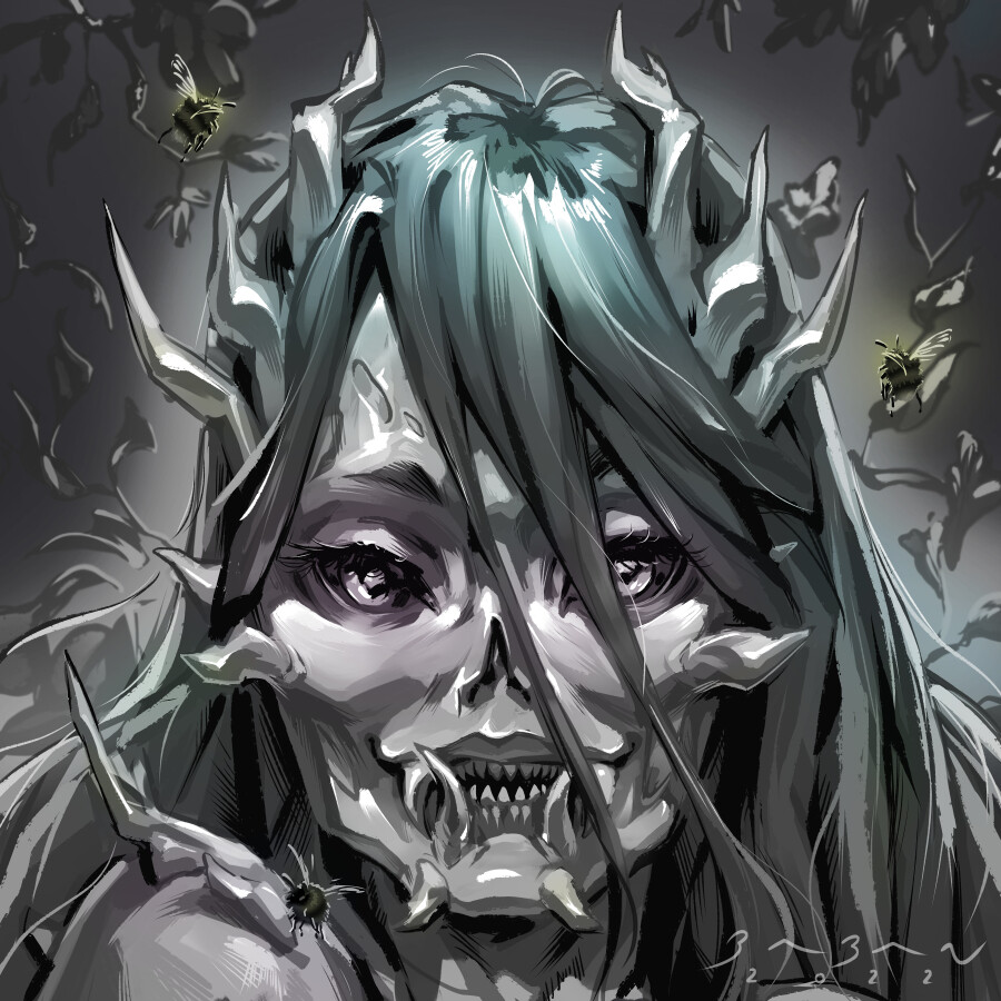 ArtStation - Forest Spirit Commission