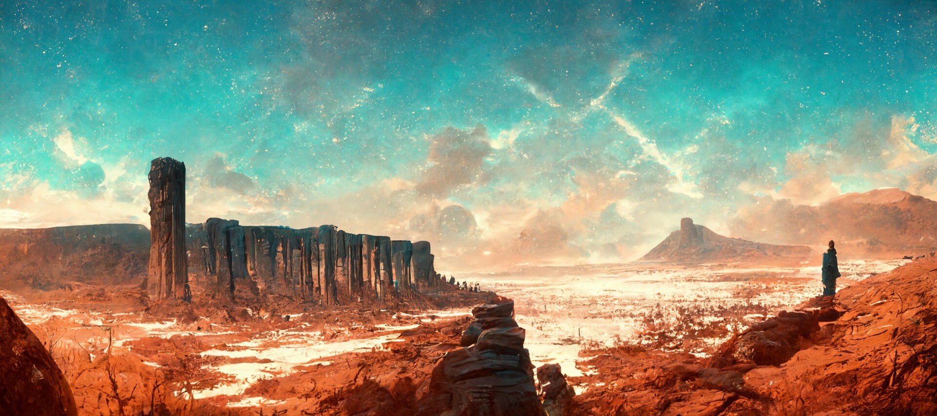 ZC - MidJourney AI Experiment - Planet Uncharted