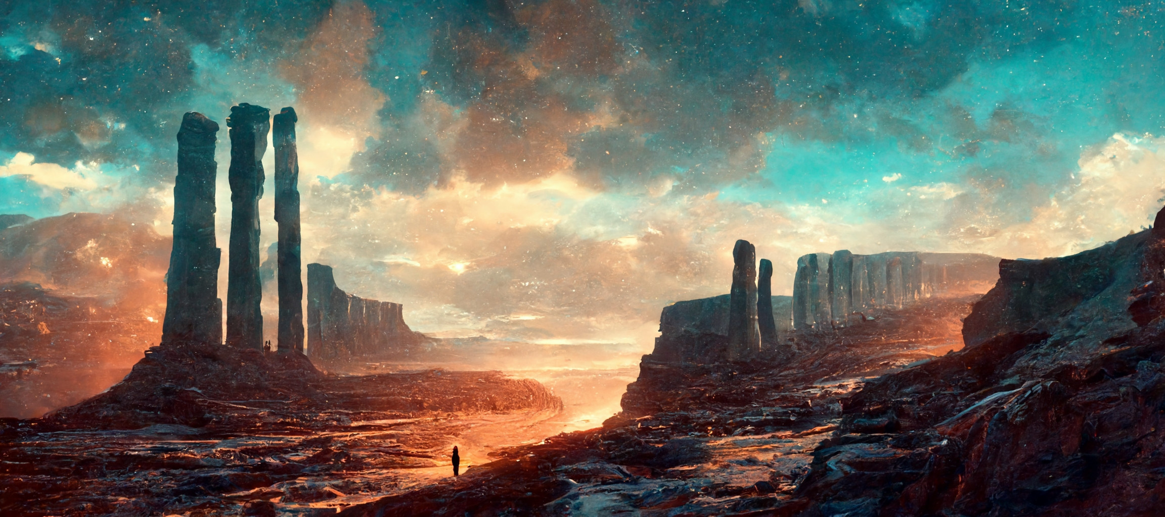 ZC - MidJourney AI Experiment - Planet Uncharted