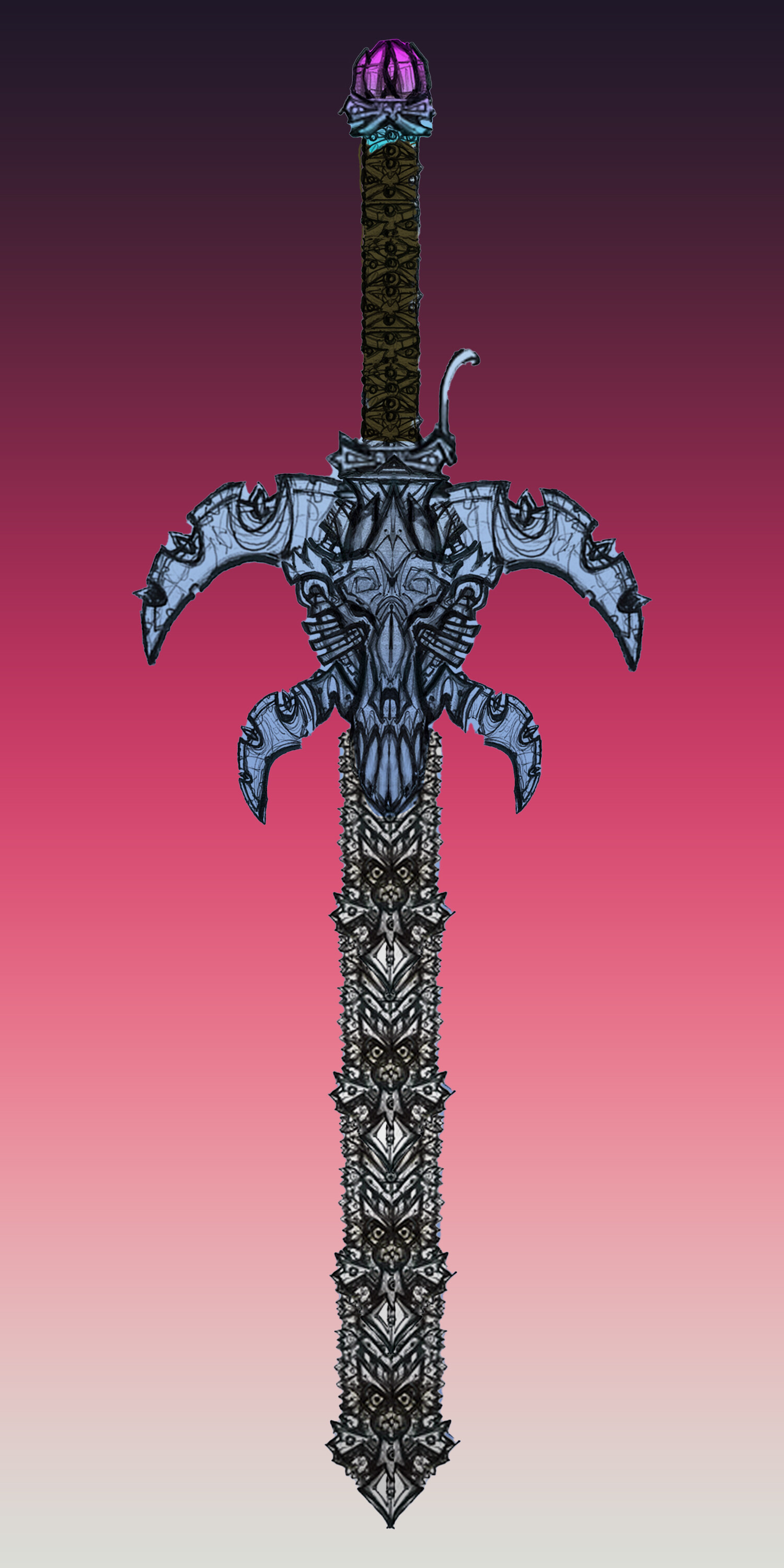 ArtStation - Wendigo Ravager Chain Sword - Insatiable Blade