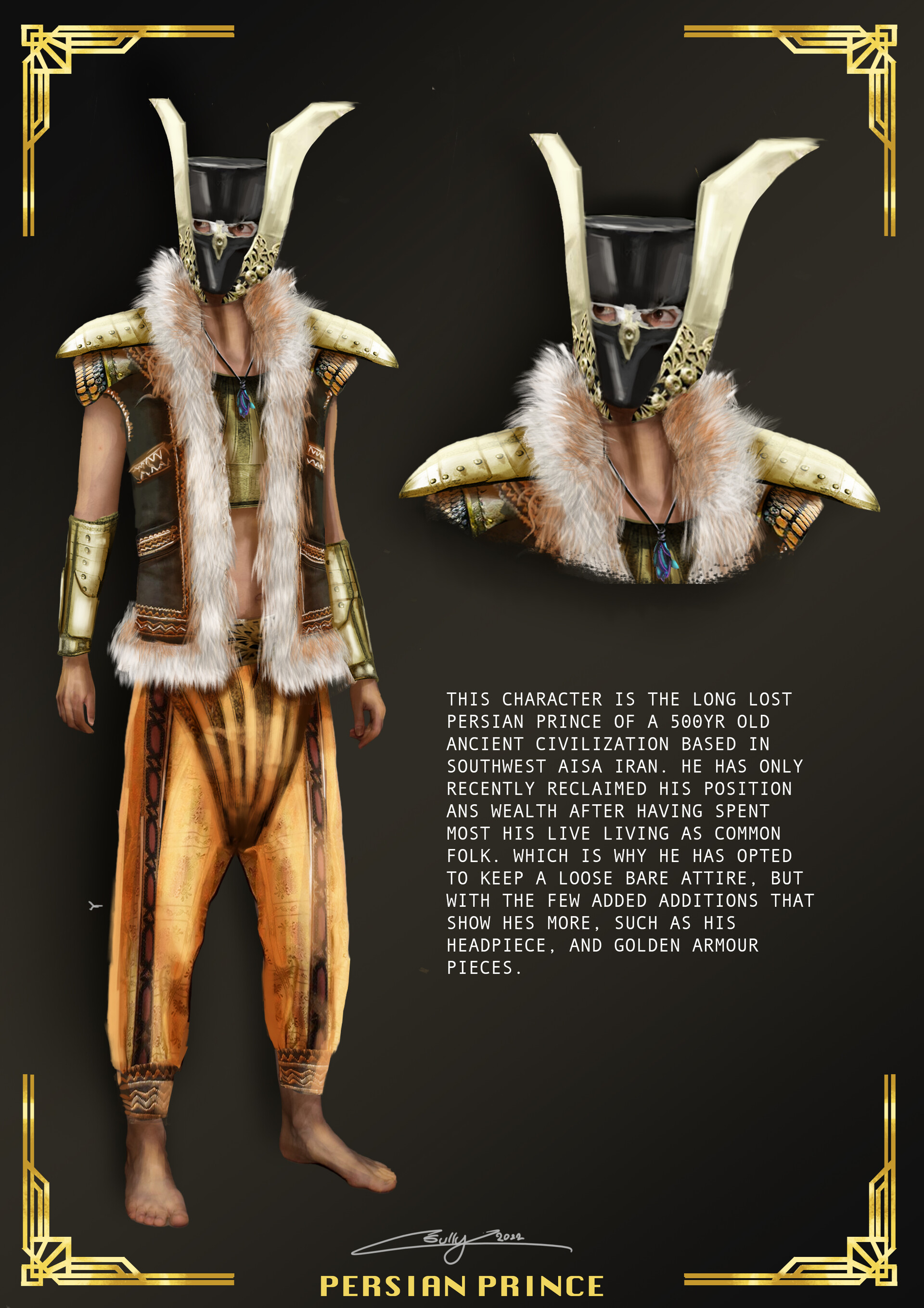 ArtStation - Persian Prince Character Design