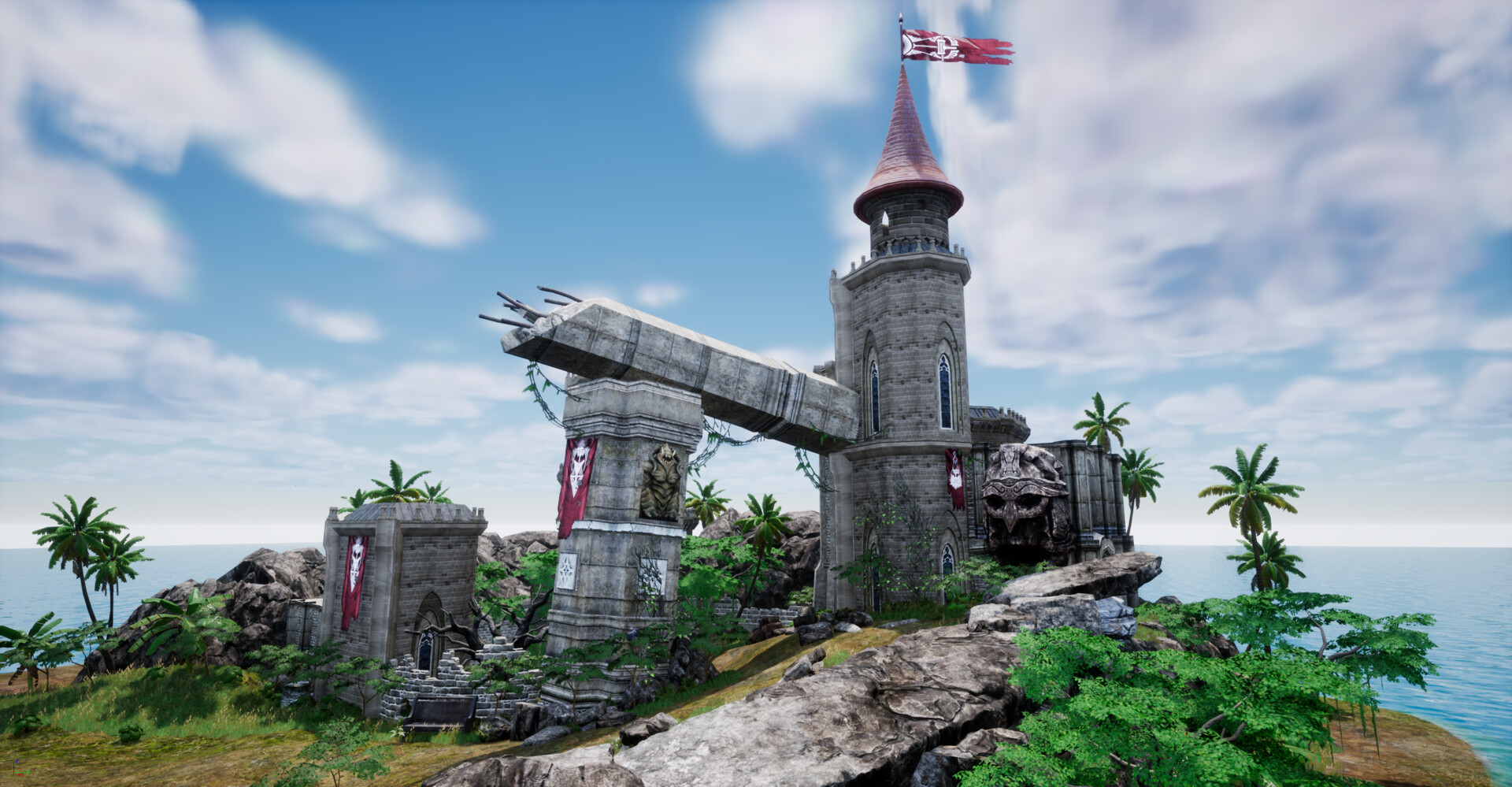 ArtStation - Medieval Castle (UE4)