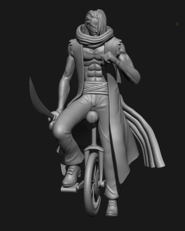 ArtStation - ONE PIECE - Cabaji Grayscale Character 3D Printing