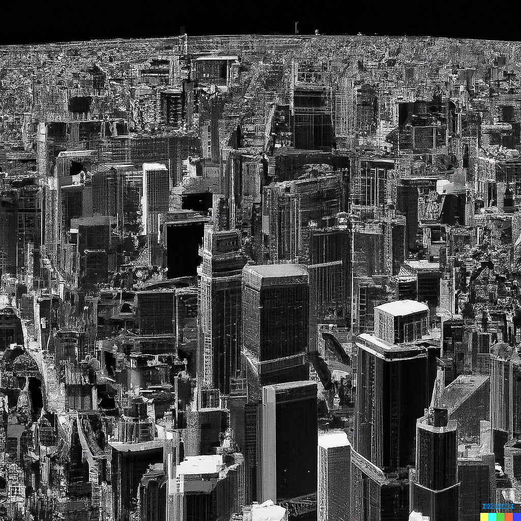 ArtStation - Stylized City Sketches Dalle2+Minimal post