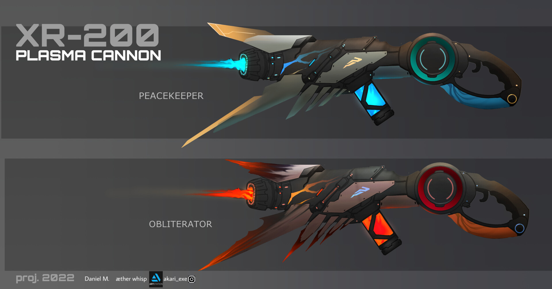 ArtStation - plasma cannon xr-200
