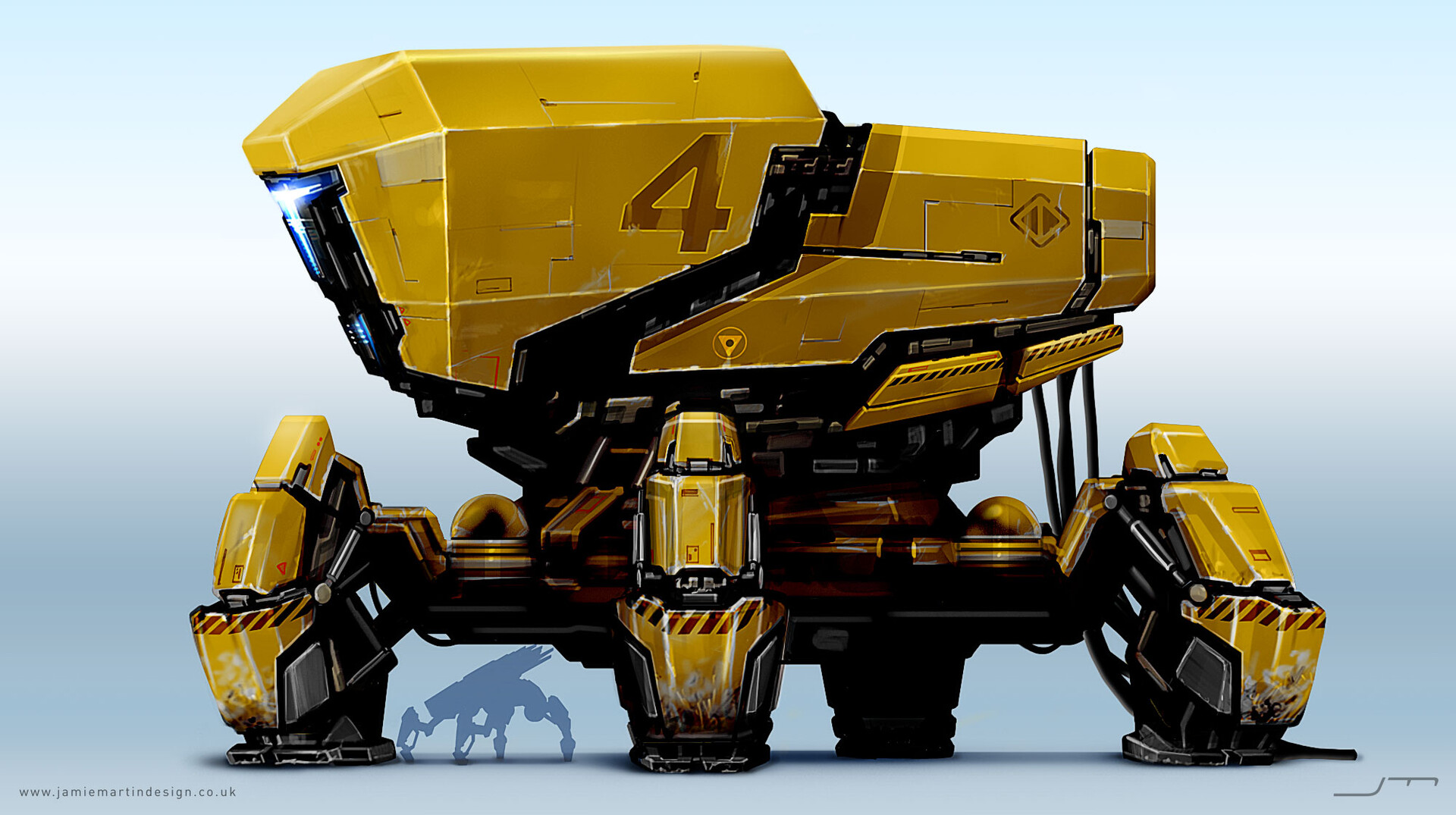 Jamie Martin - Constructor robot, concept art