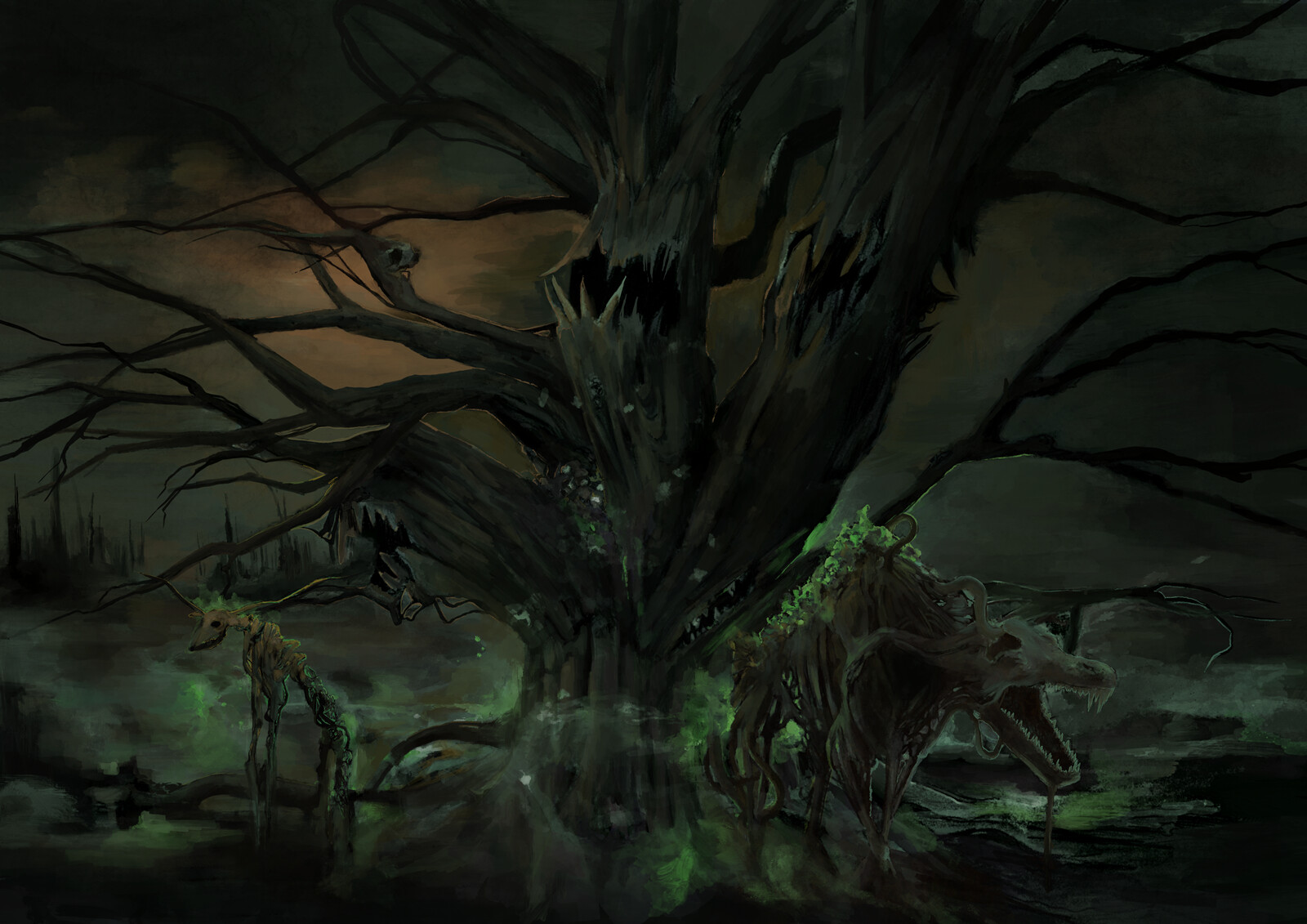 ArtStation - Cursed Treeant