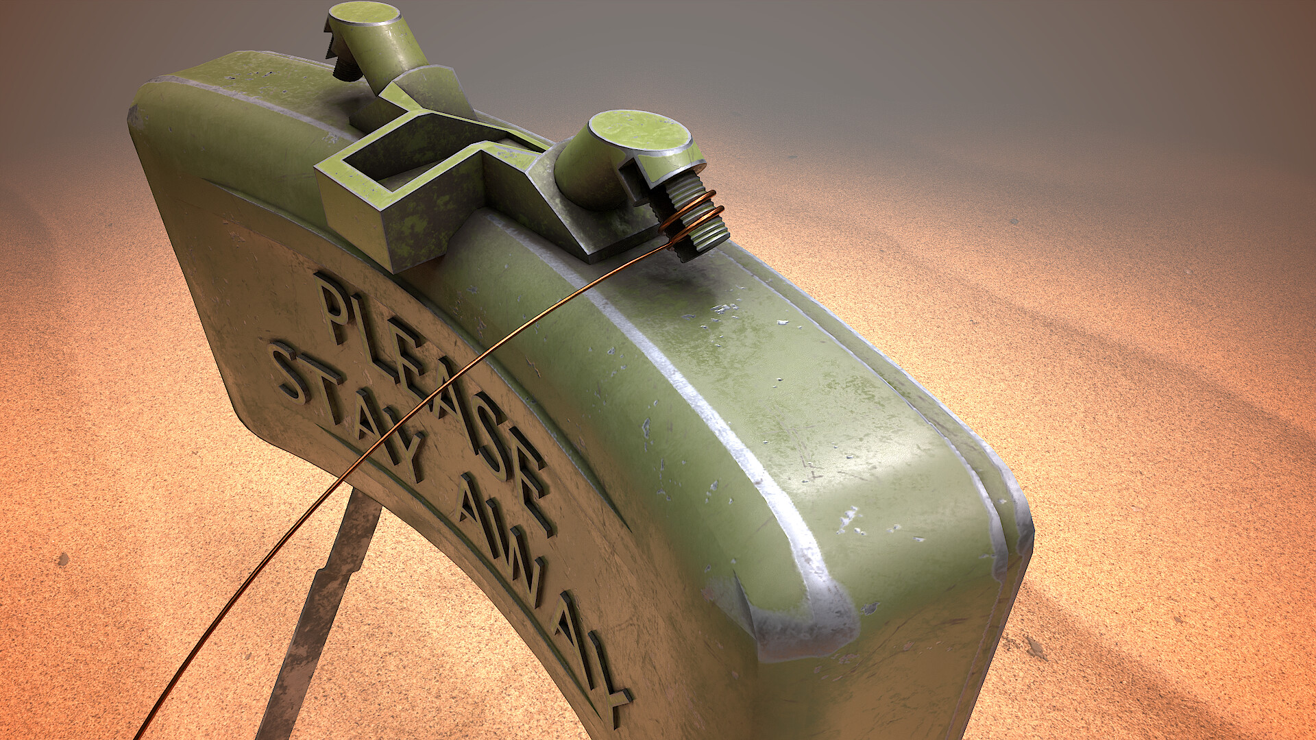 Claymore Mine Back