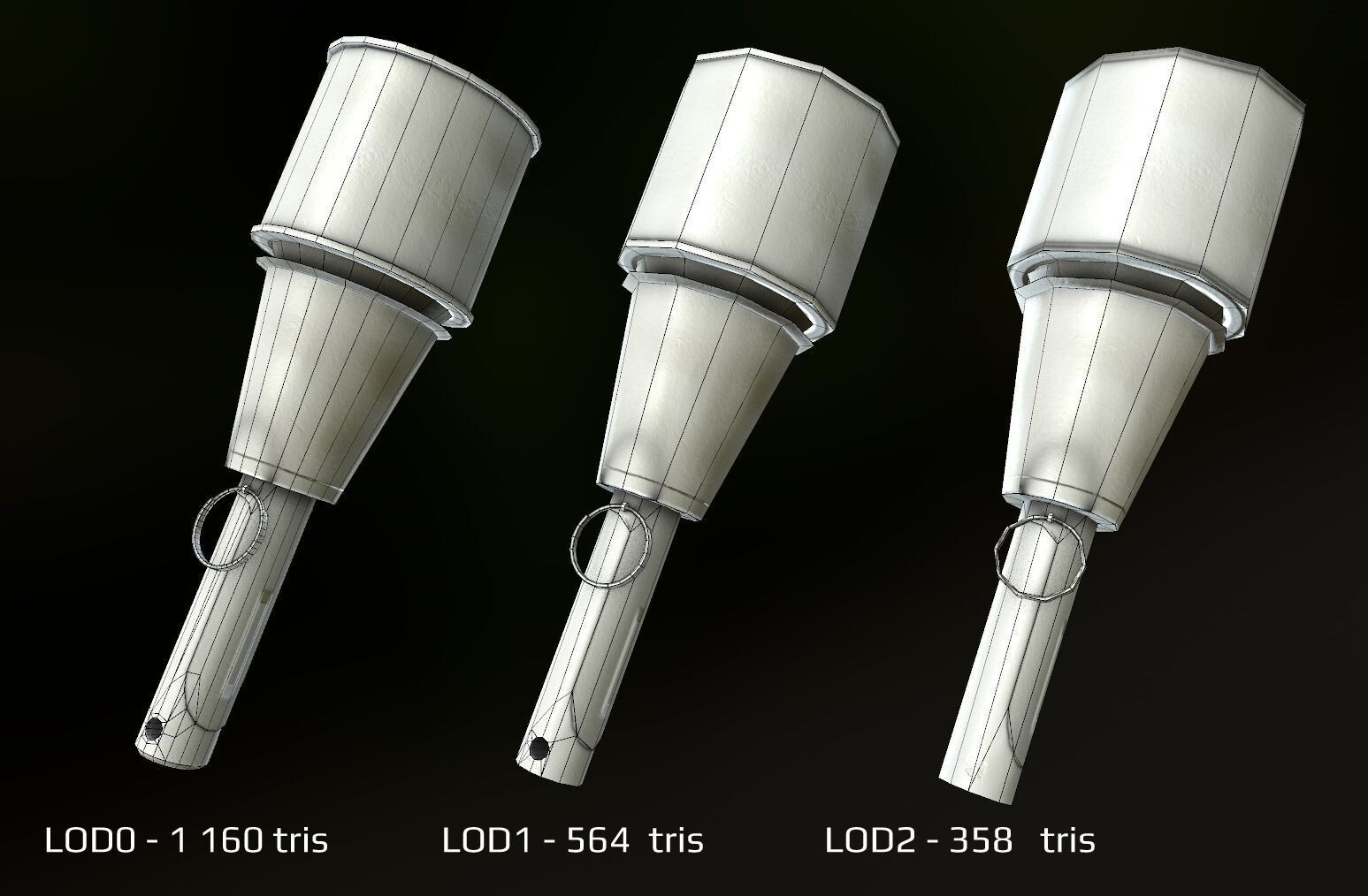 Petr Ruzicka - RPG-43 - Soviet anti-tank grenade from WW2 - game ready asset
