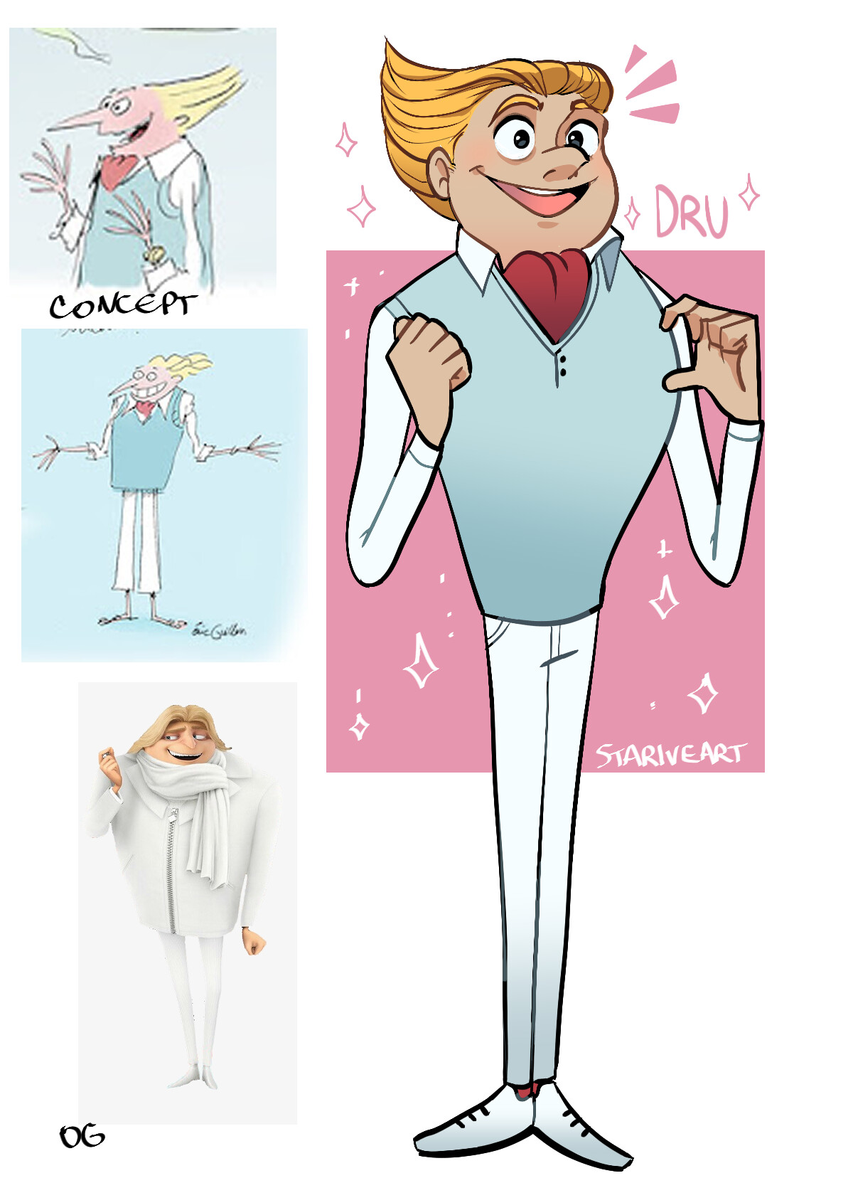 ArtStation - Dru - Character ReDesign