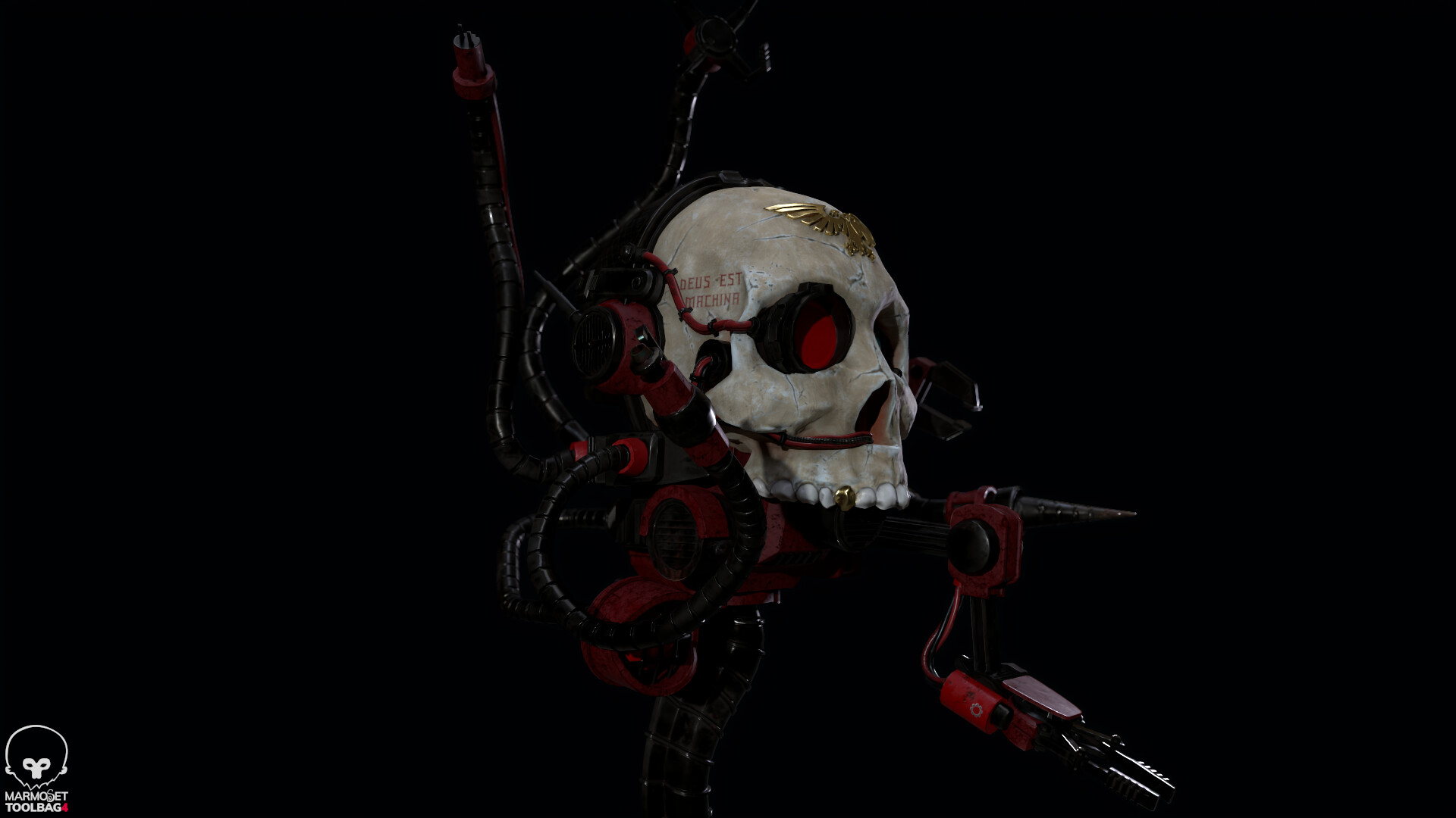 ArtStation - Servo-skull Warhammer 40000