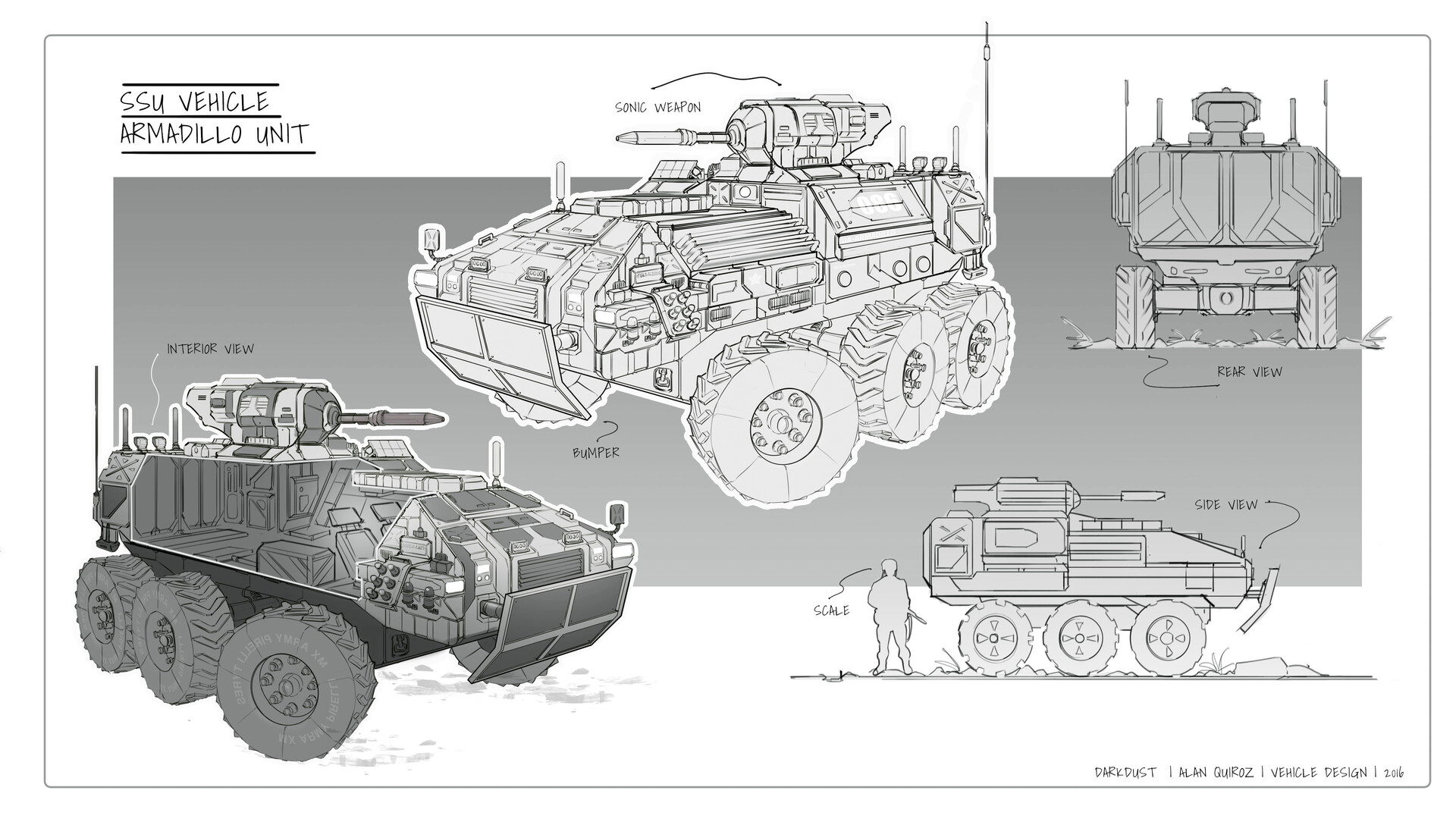 ArtStation - Armadillo - Assault Vehicle
