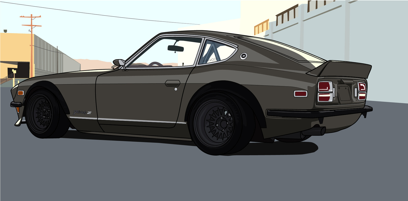 Mika Vallin - Datsun 260z Fairlady