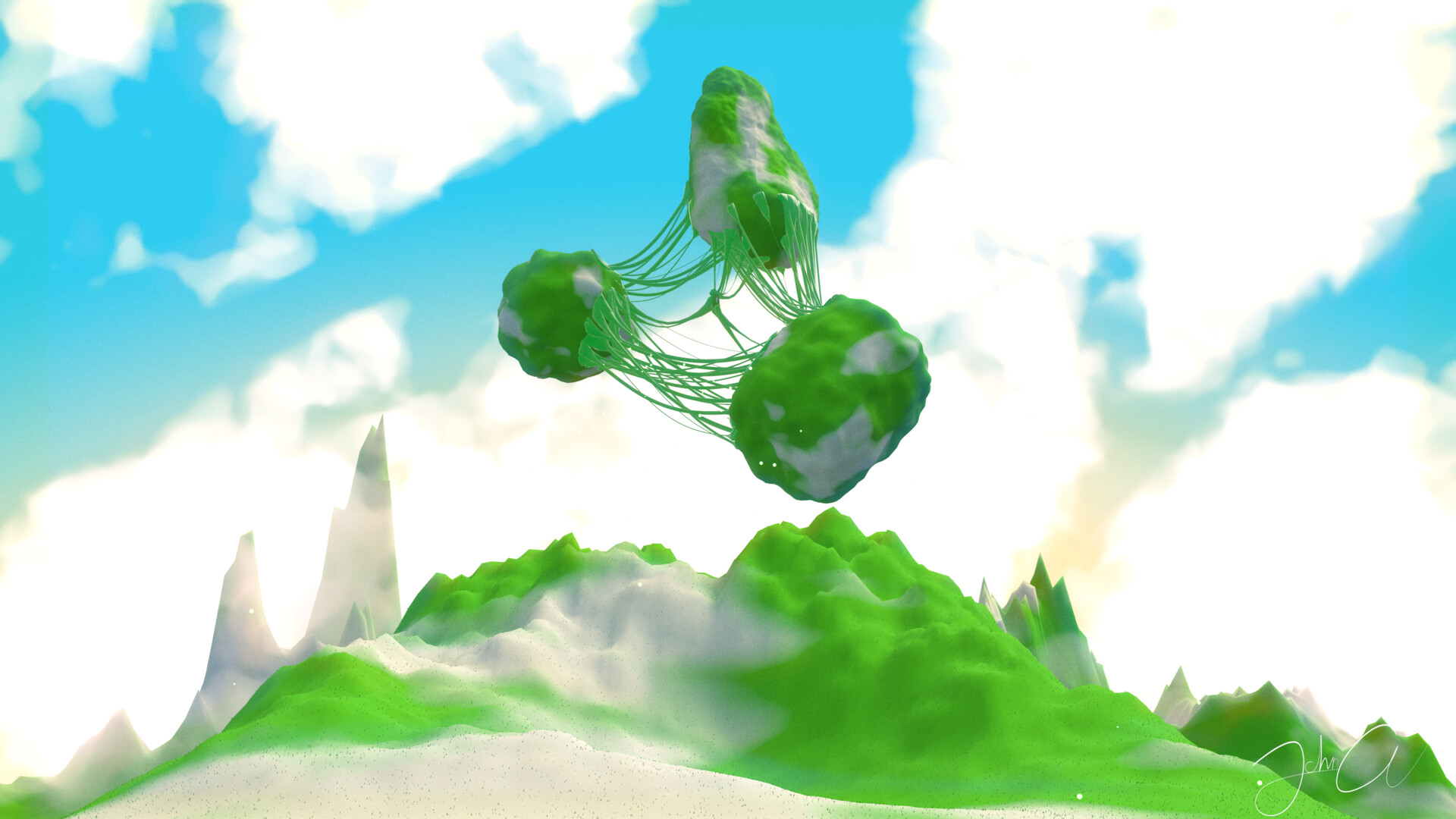 ArtStation - Mountain of life