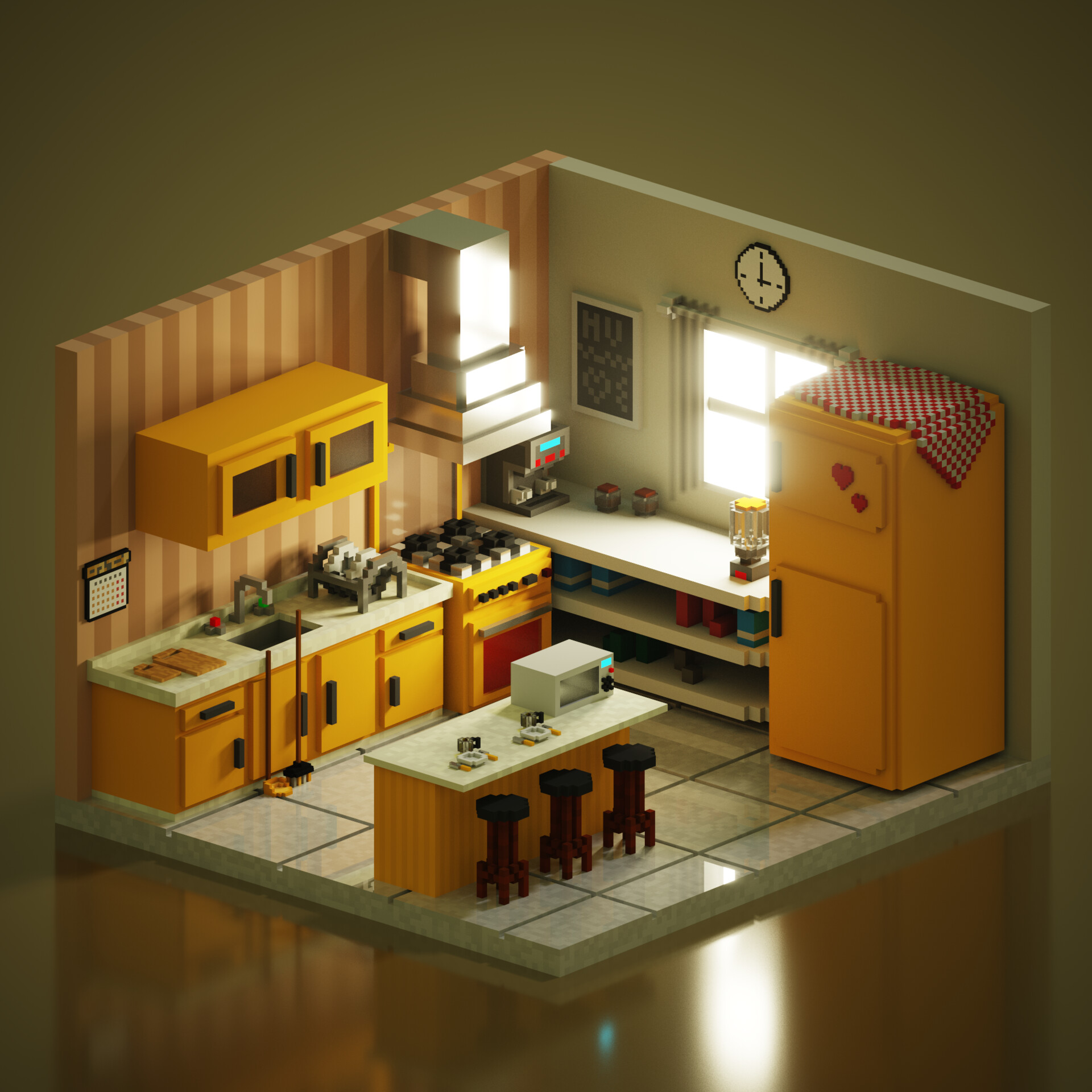 ArtStation - simple kitchen