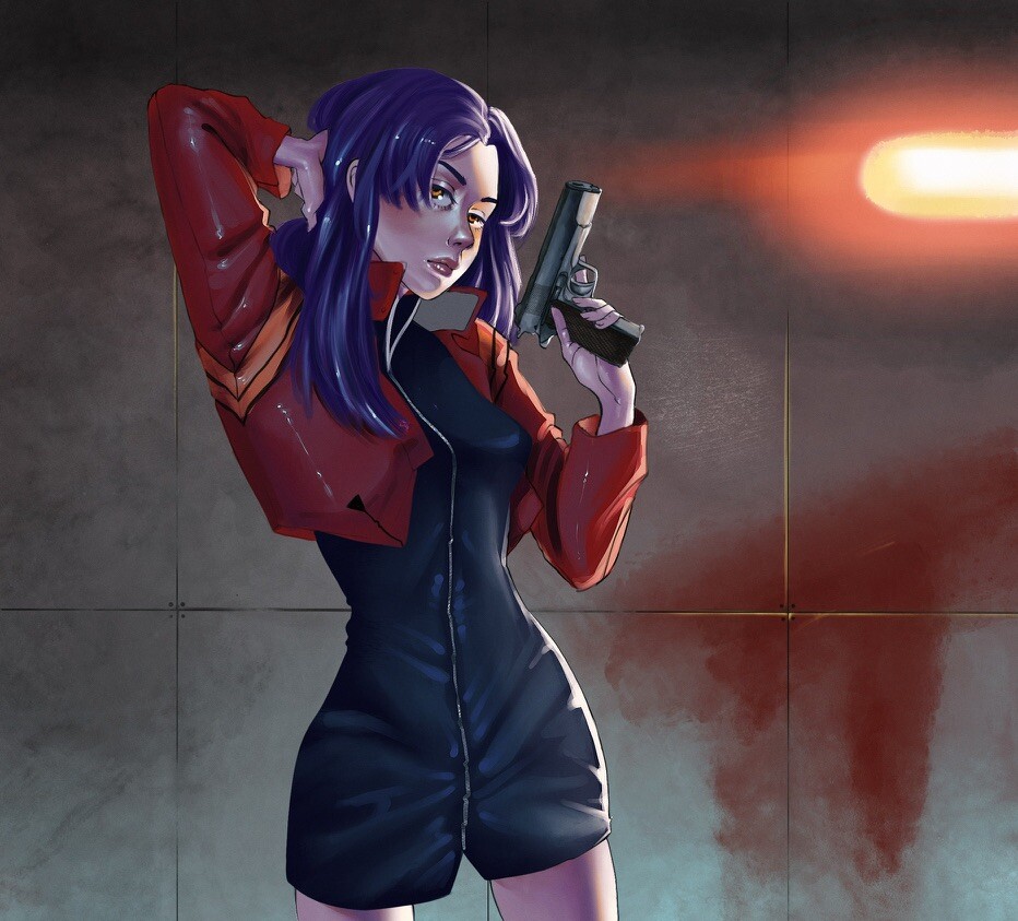 ArtStation - Misato Katsuragi and her Pepe variation