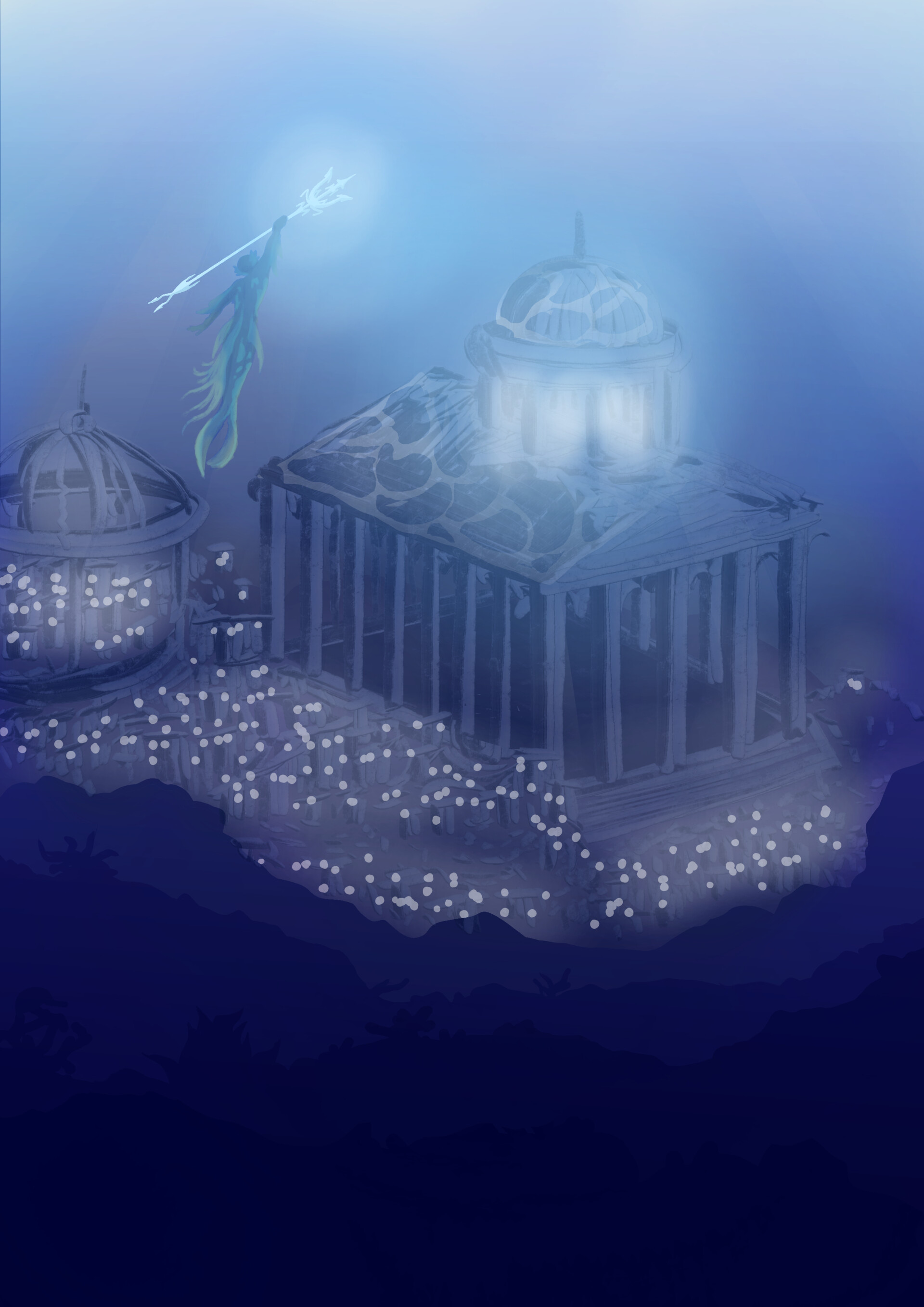 ArtStation - Atlantis : Underwater Ruins