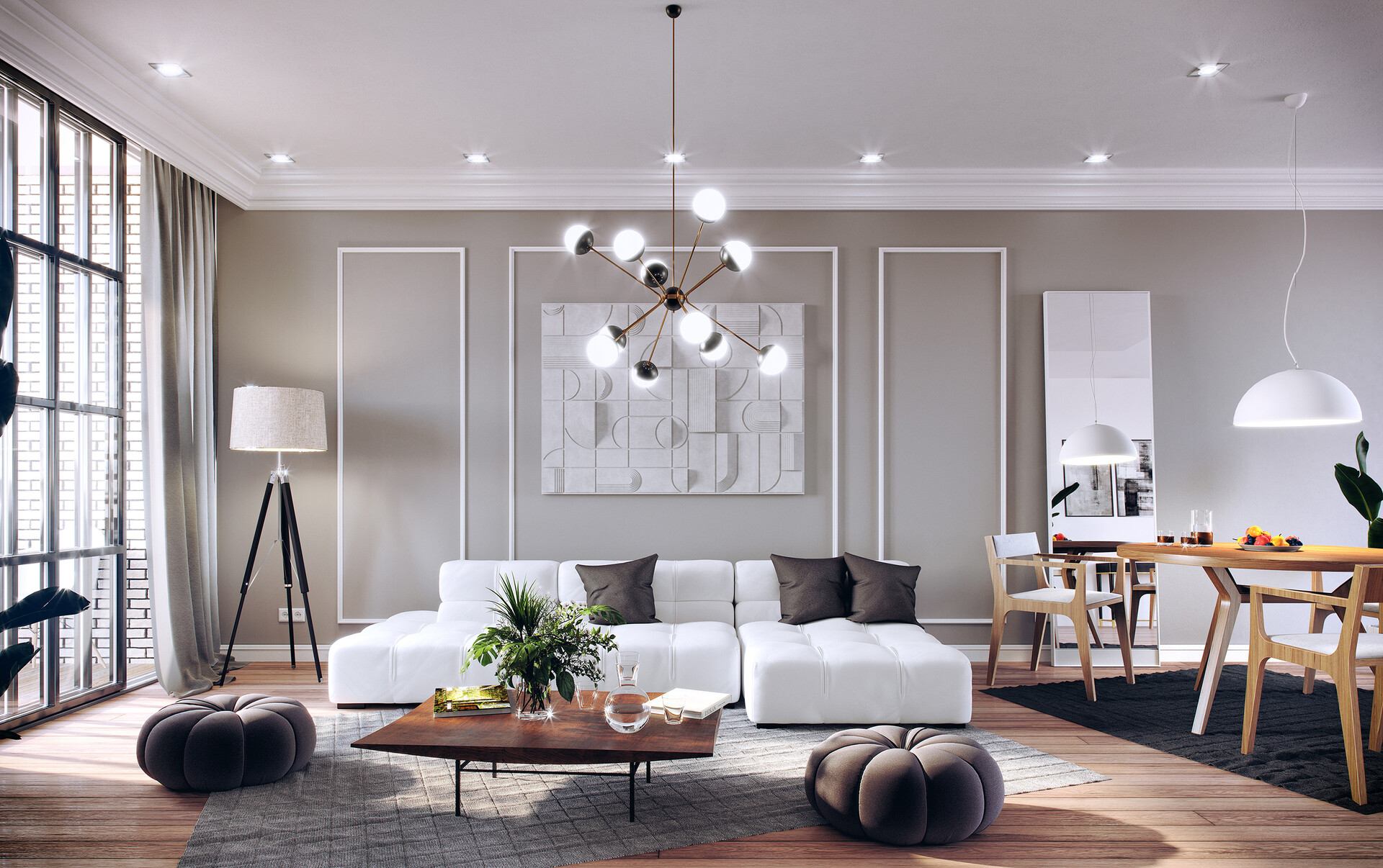 ArtStation - Living room - private apartment