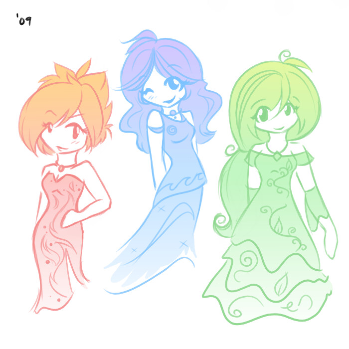 Shelze Doodles - Element Sisters