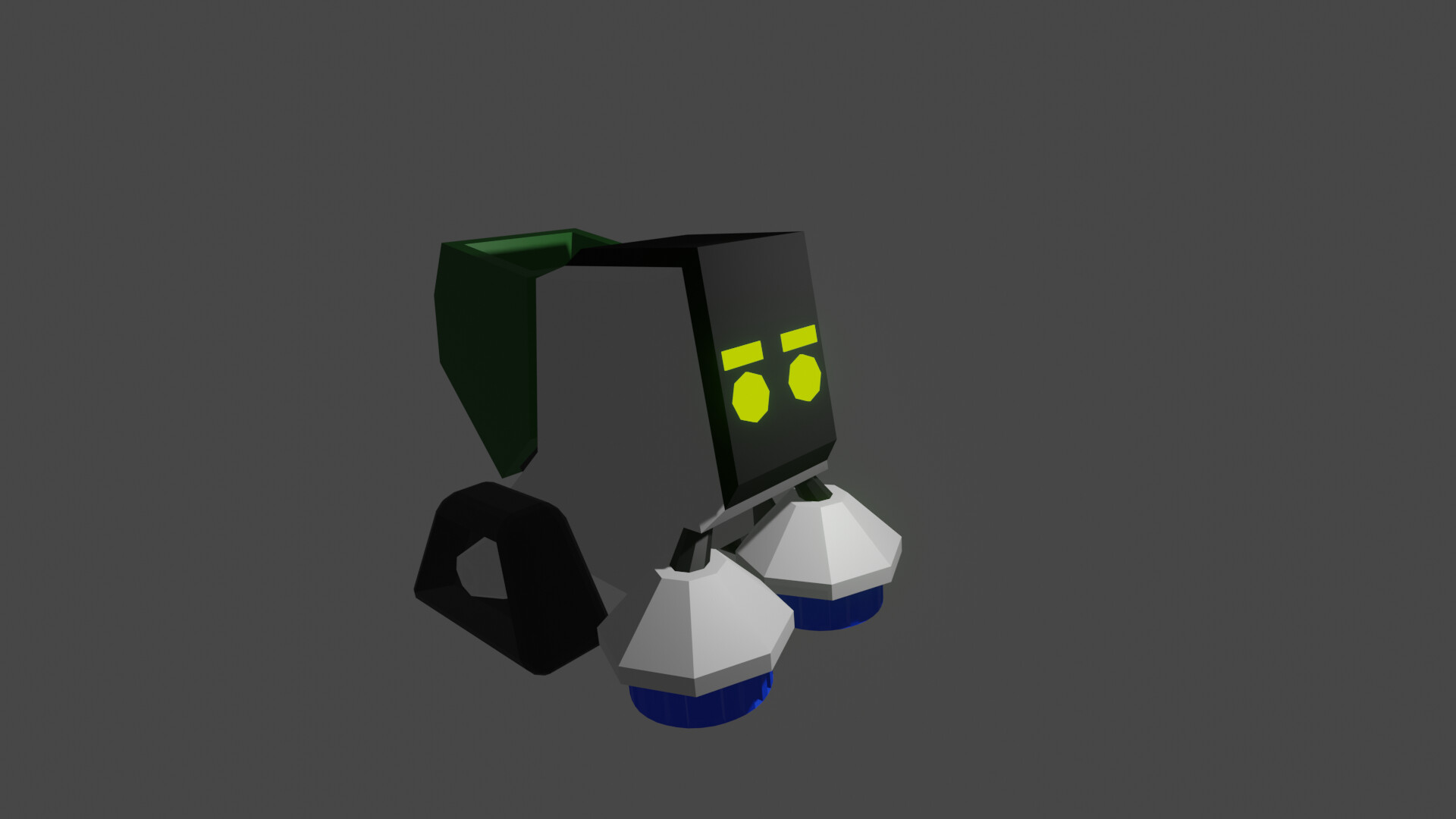 ArtStation - Low poly recycle bot