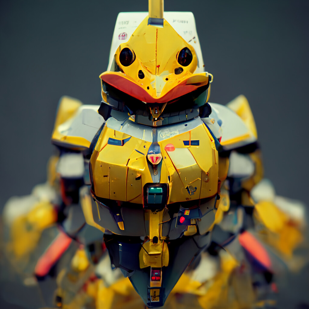 ArtStation - gundam duck