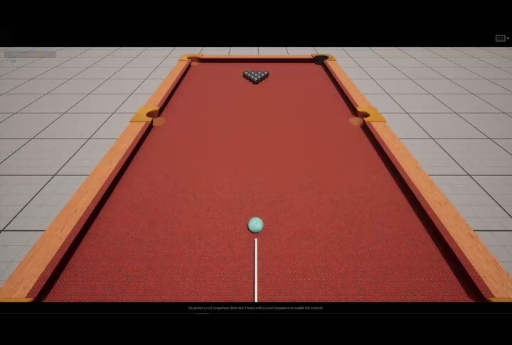 ArtStation - UE5 Working Pool Table Blueprint