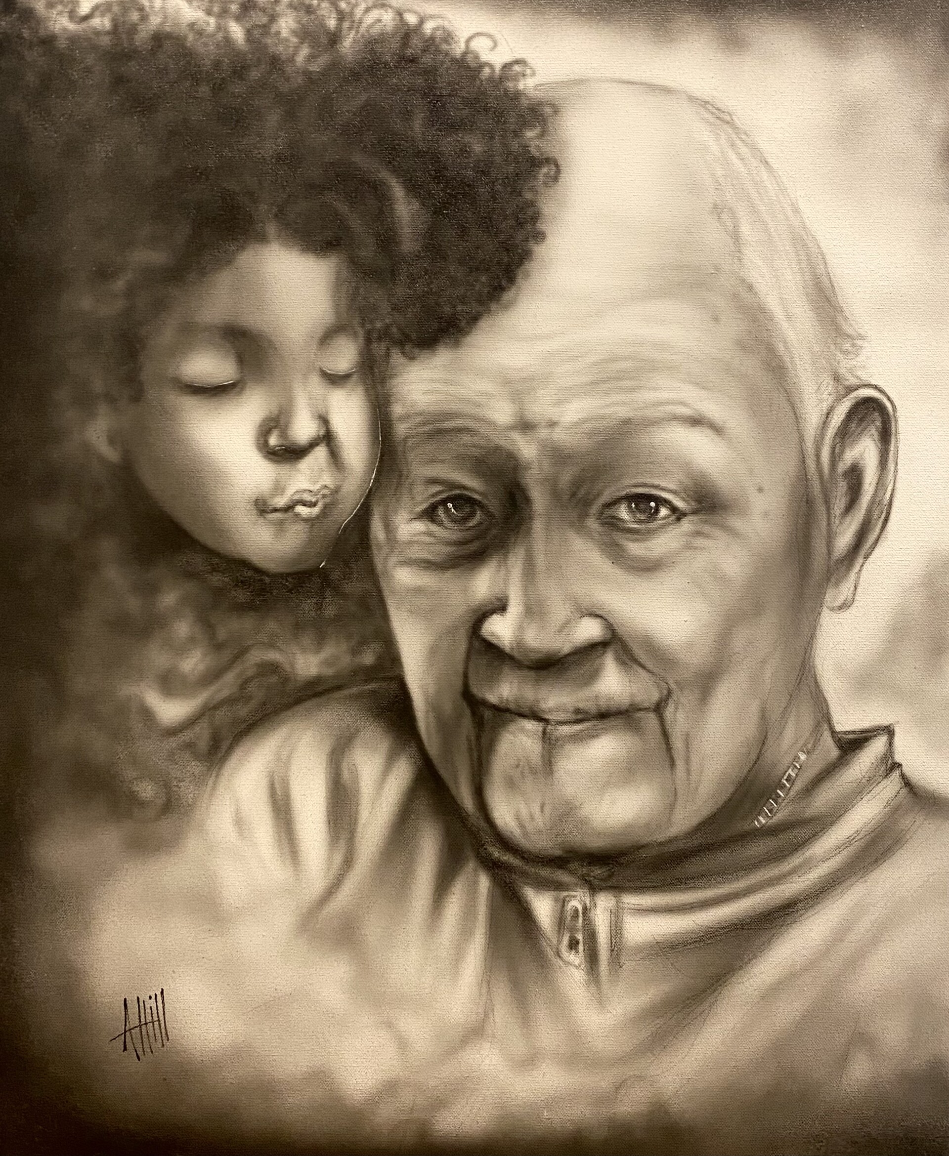 ArtStation - Memorial Portrait Piece