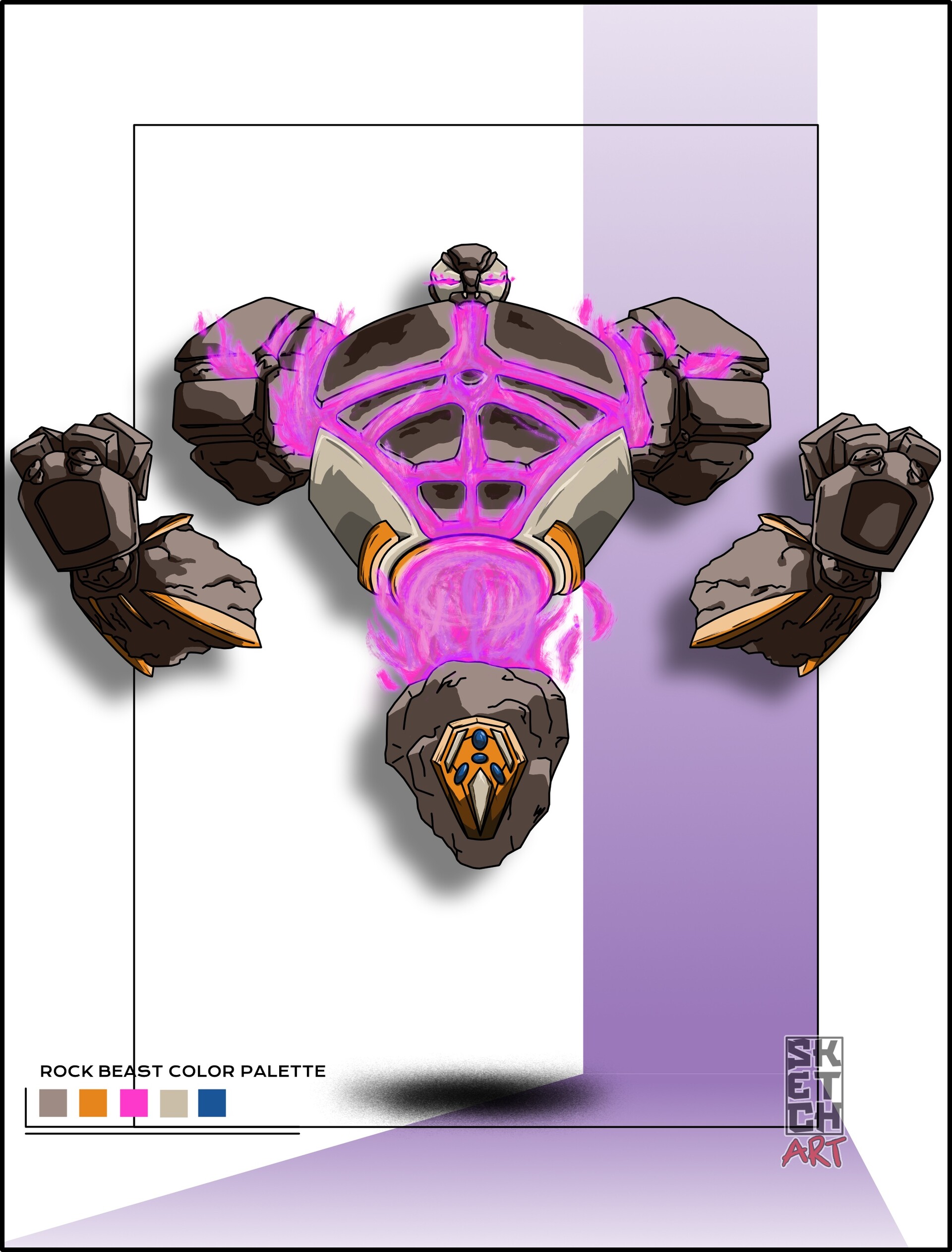 Michael Pagan - Rock Guardian Goddess Character Concept