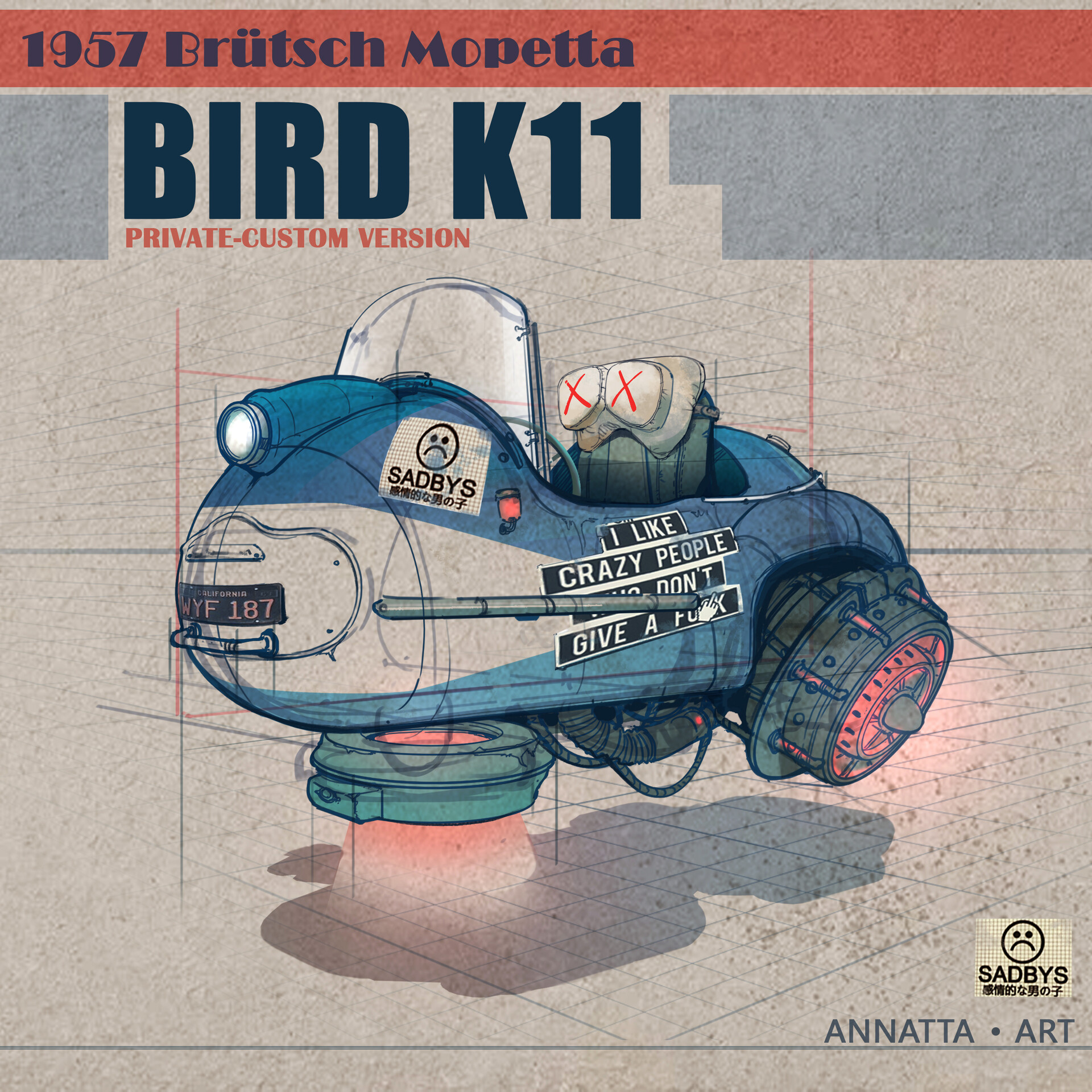 ArtStation - A fast sketch of cyberpunk flying car