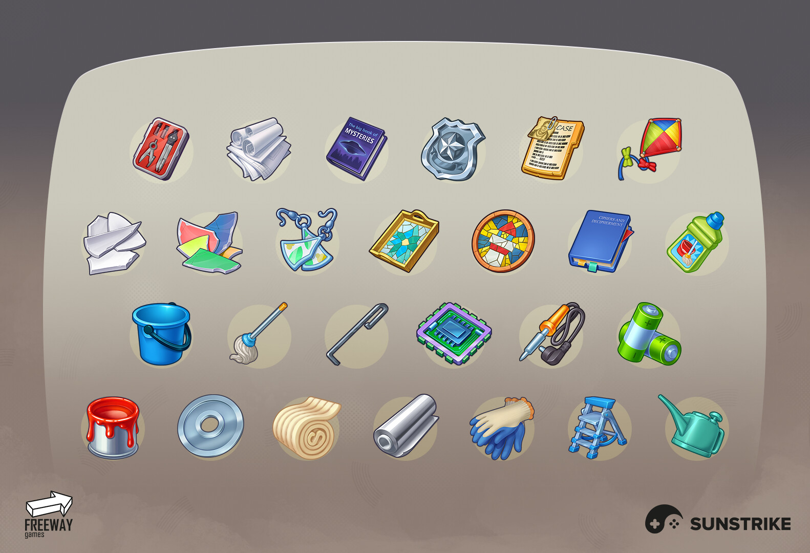 SunStrike Studios - Merge Mystery: Lost Island icons